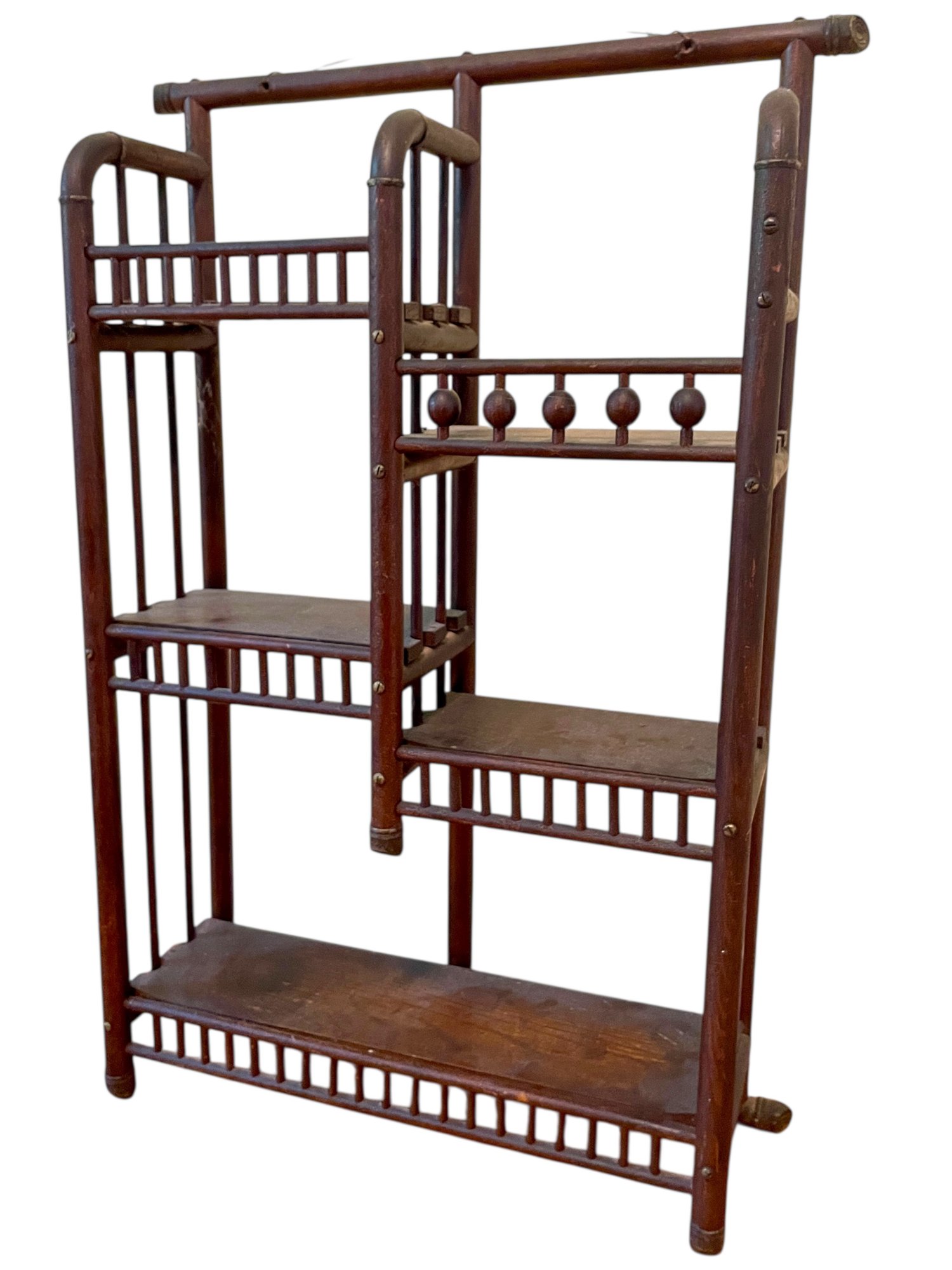 Antique Stick And Ball Victorian Style Shelf . #2168911 | Auctionninja.com