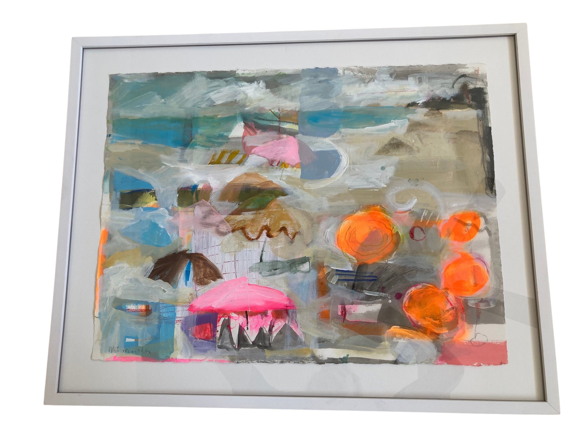 Mary Beth Marsden, "The Beach", Signed By Artist #2132998 ...