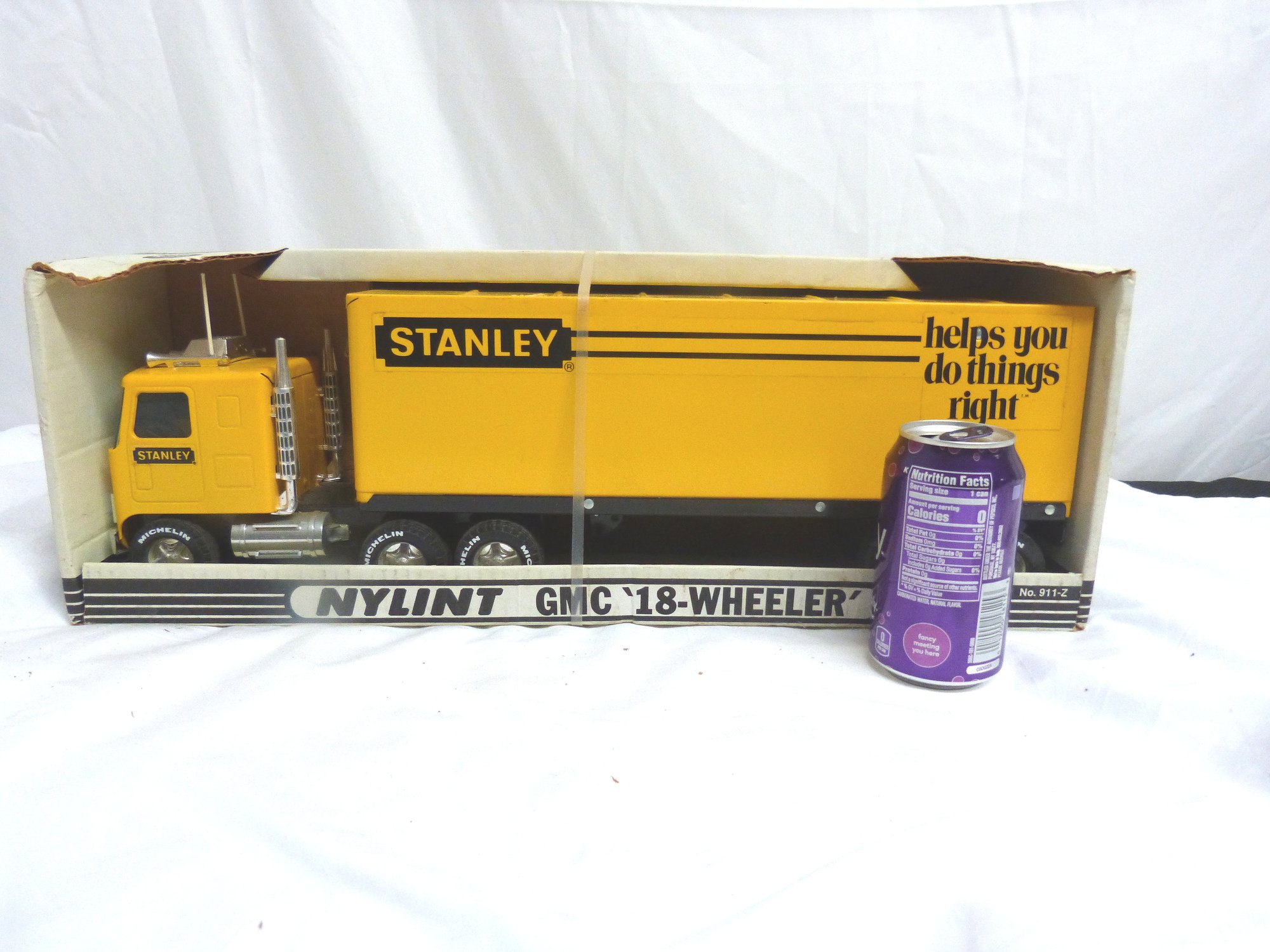 Vintage Toy Tractor Trailer Advertising Stanley Tools By Nylint ...