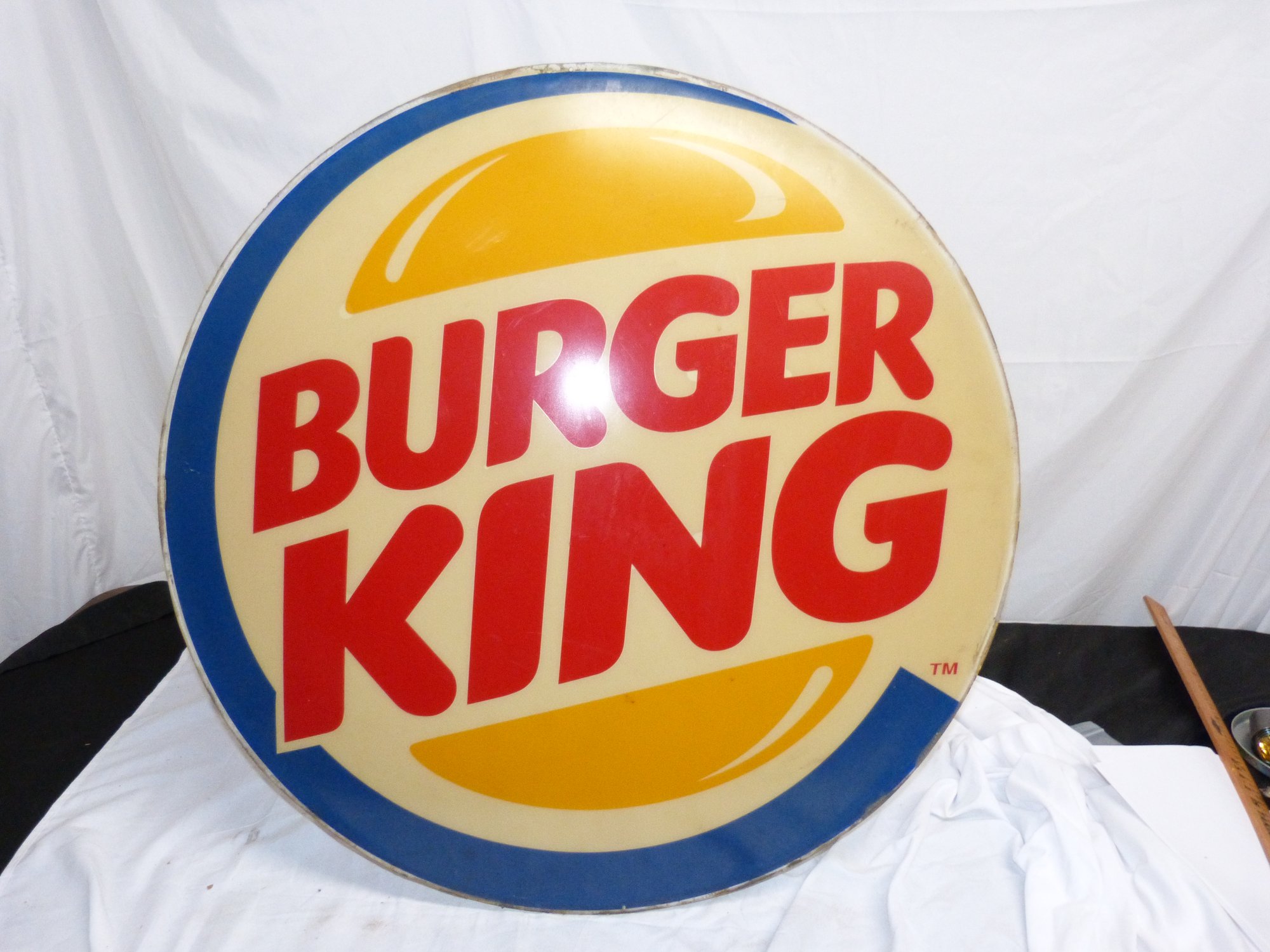 Large Vintage Burger King Advertising Sign 30" #1975952 | Auctionninja.com