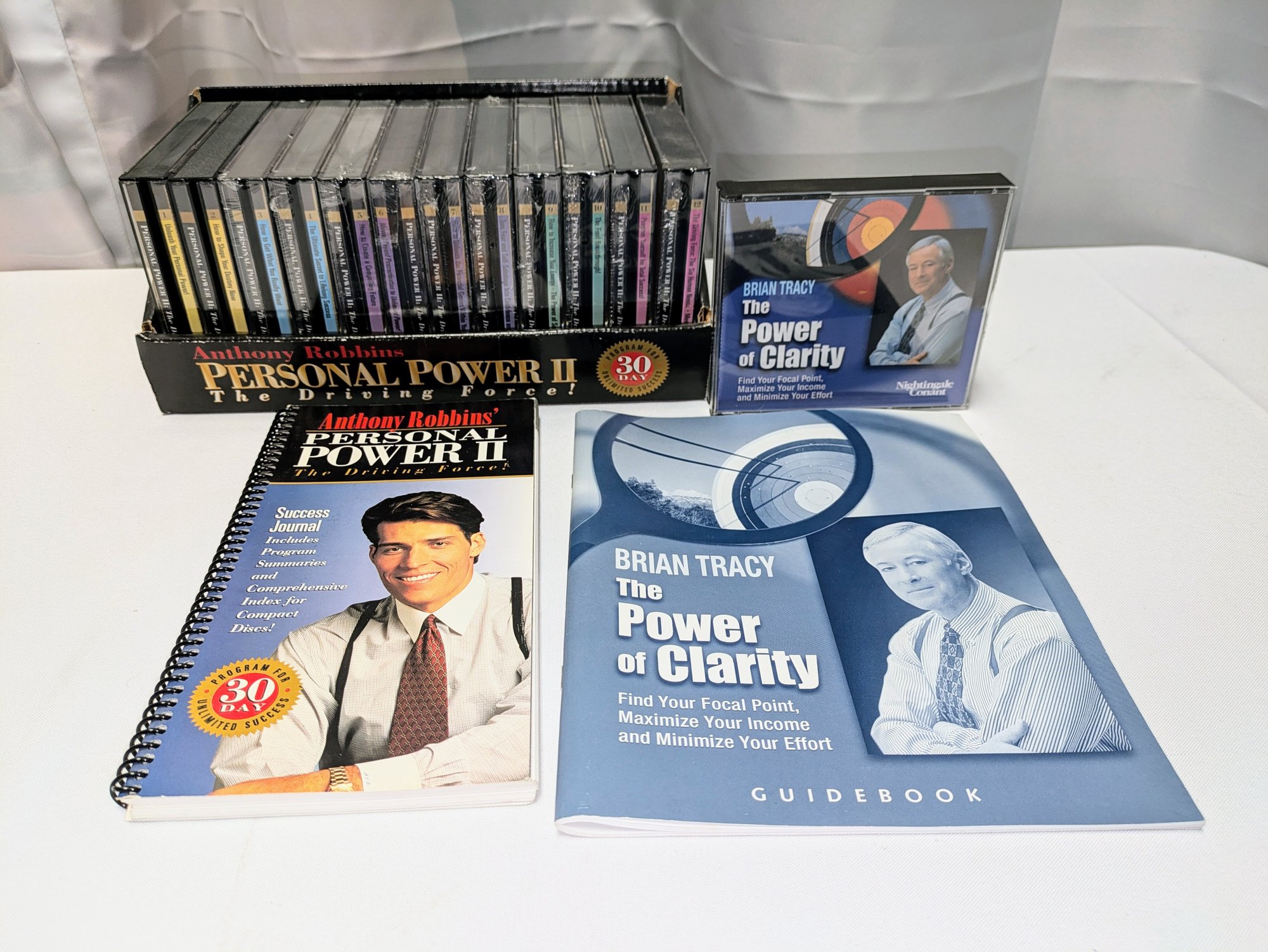 Lot Of Anthony Robbins & Brian Tracey Motivational & Strategy CD's And ...