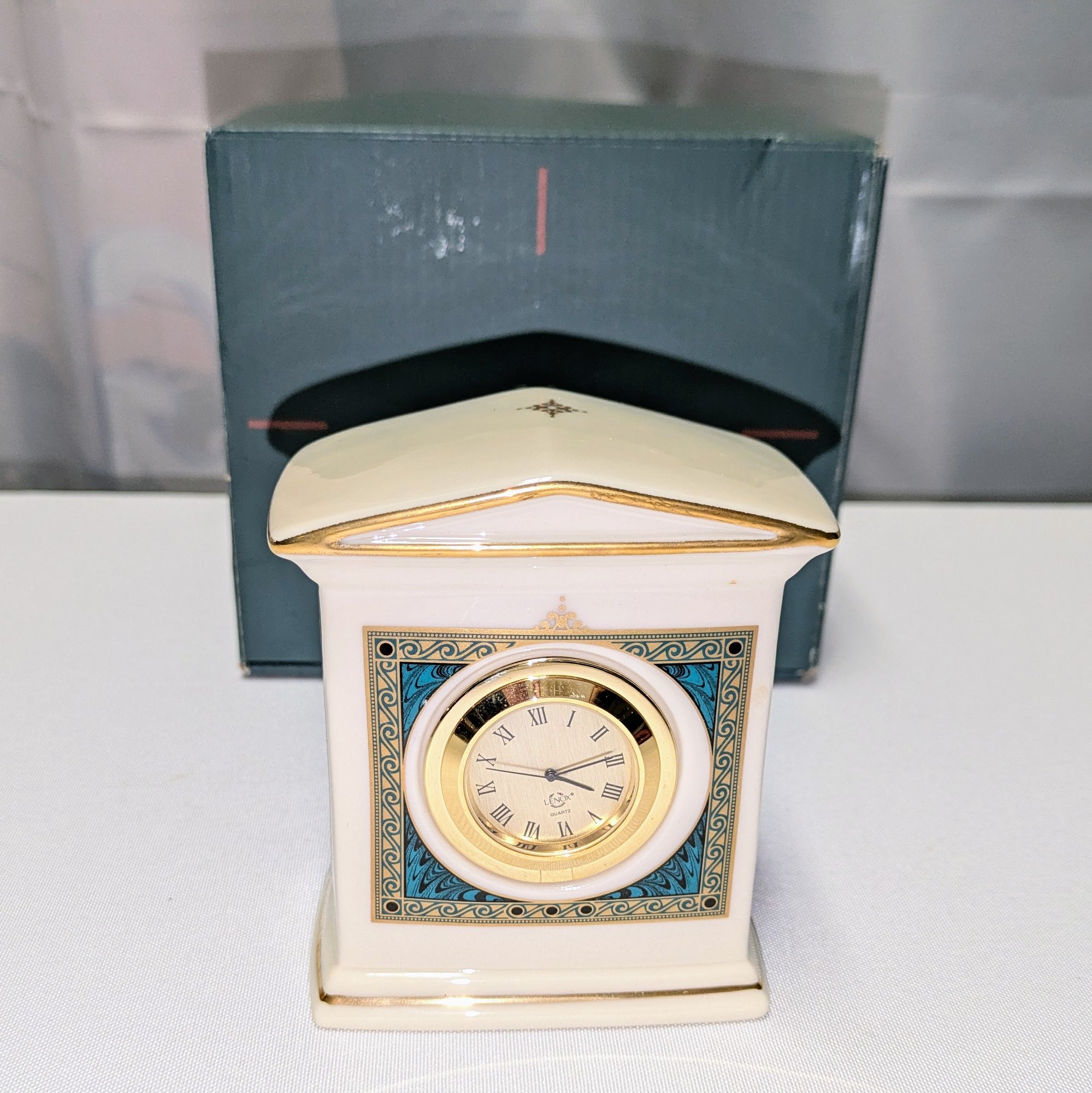 Lenox Classic Mediterranean Quartz Desk Clock With Box #1970914 ...