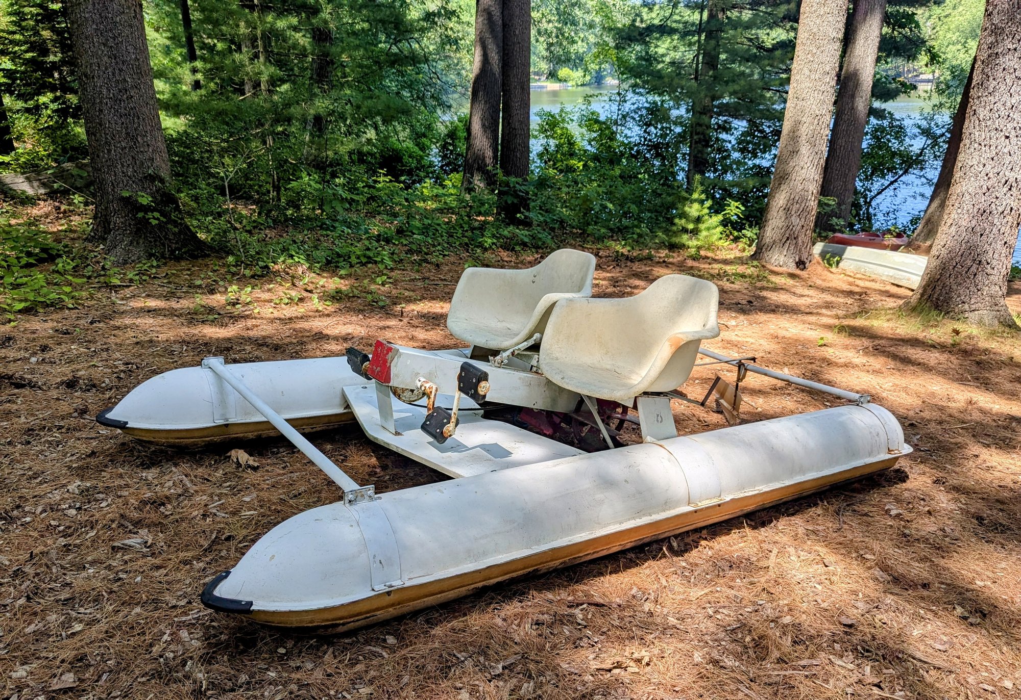 Aqua Cycle Paddle Boat Designed For 2 People - Needs Some TLC #2148872 ...
