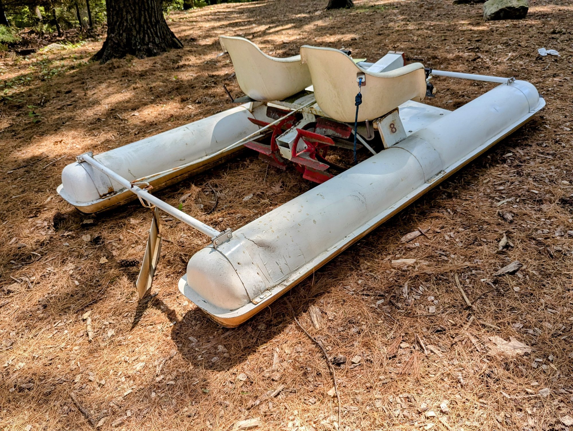 Aqua Cycle Paddle Boat Designed For 2 People - Needs Some TLC #2148872 ...