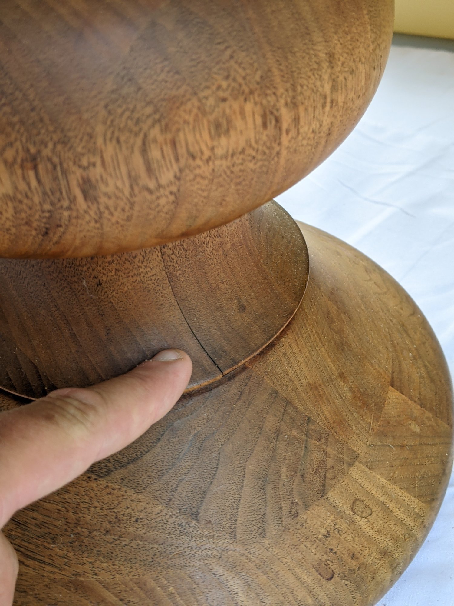 Vintage Eames Turned Stool #2156018 | Auctionninja.com