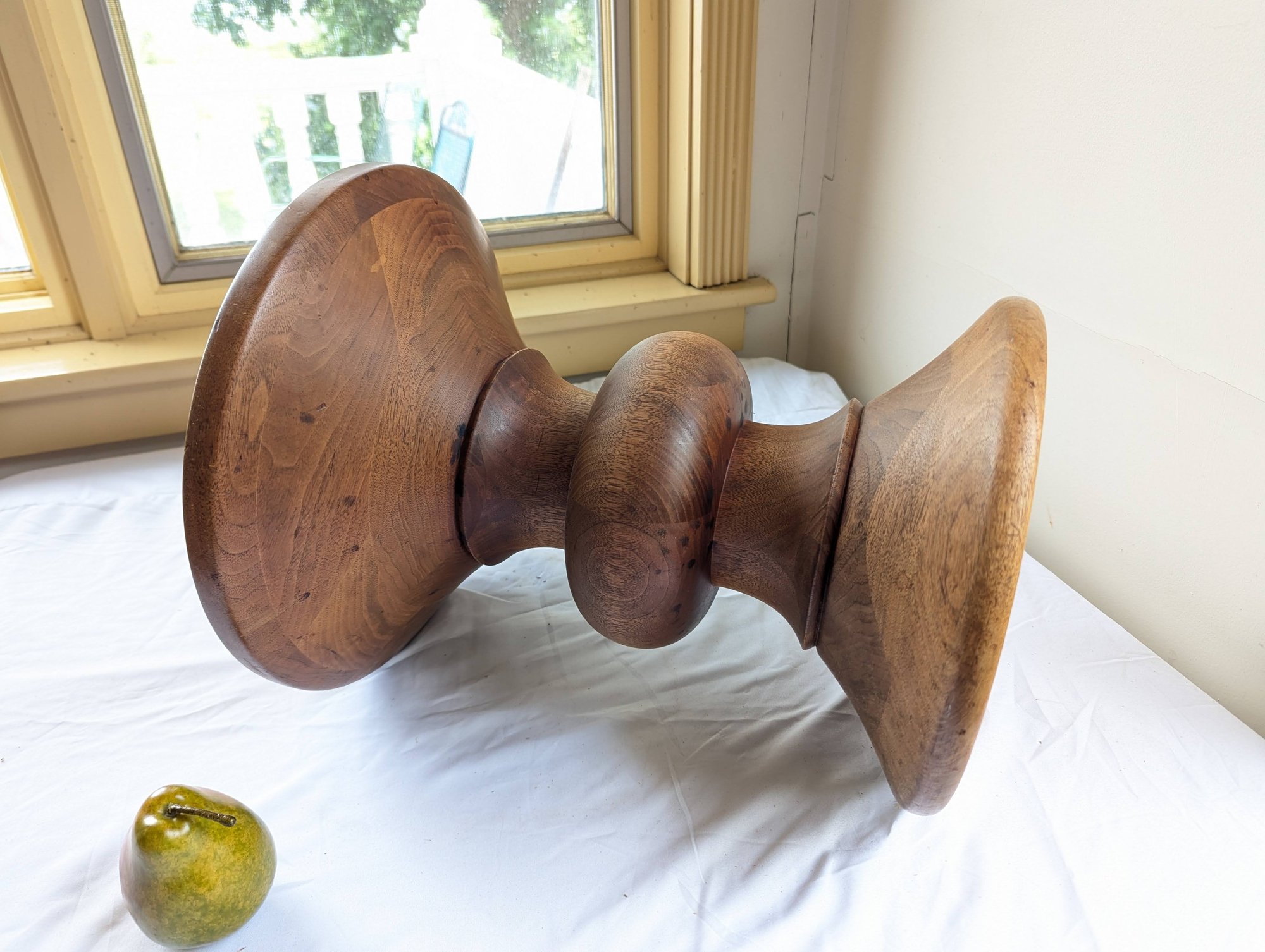 Vintage Eames Turned Stool #2156018 | Auctionninja.com