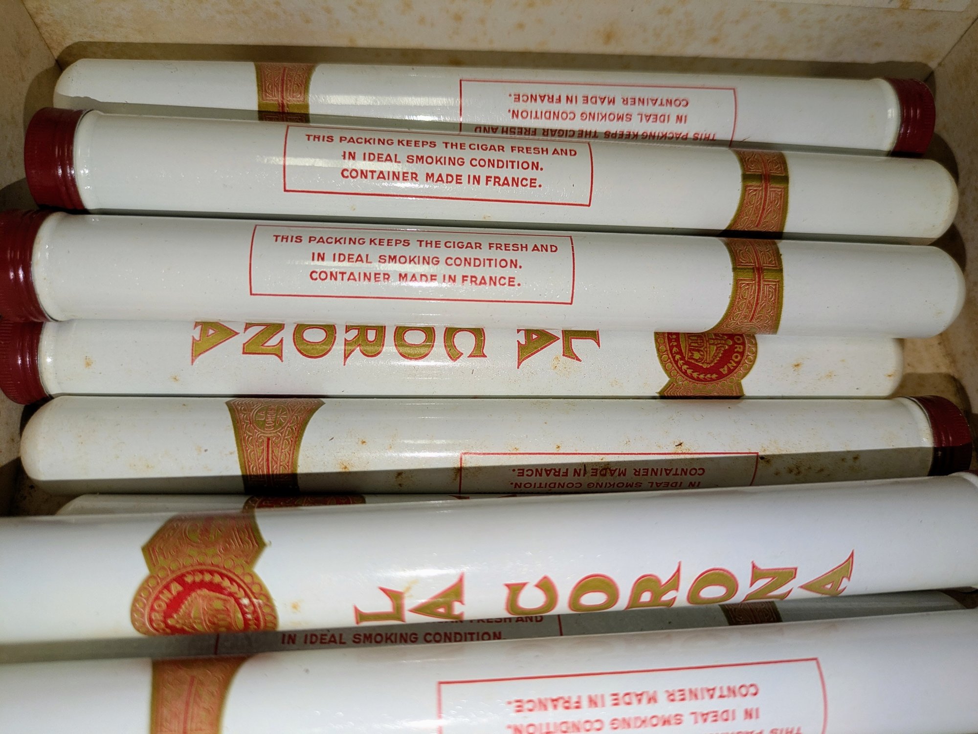 Vintage Lot Of 1950s La Corona, Rigoletto Palma Grande Cigars, Cigar ...