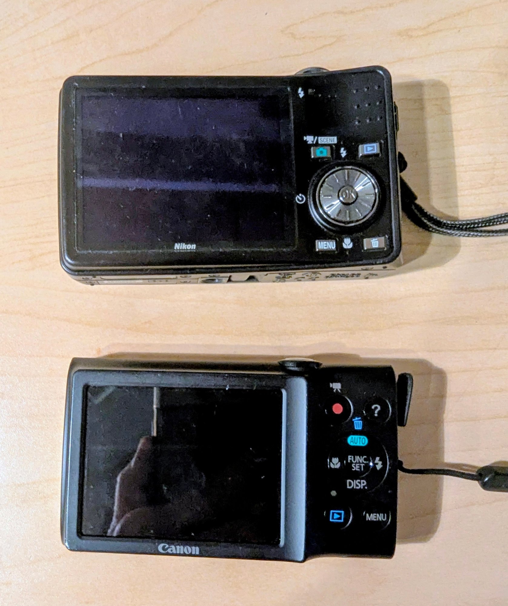 Nikon Coolpix S630 And Canon Powershot A2400 Digital Cameras / Canon ...