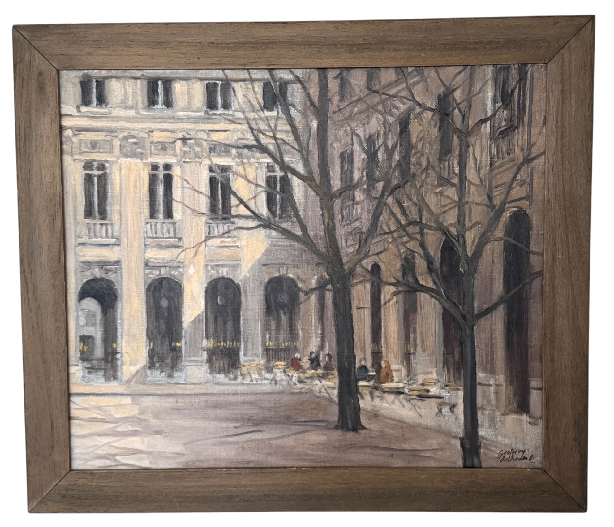 Listed Artist Denis Geoffroy-Dechaume (French 1922 - 2012) Signed Oil ...