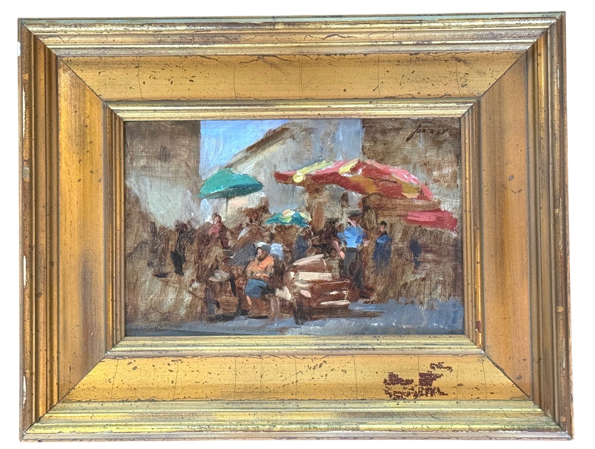 Listed Artist Frank Janca (New York 1953-) "Market" #2139605 ...