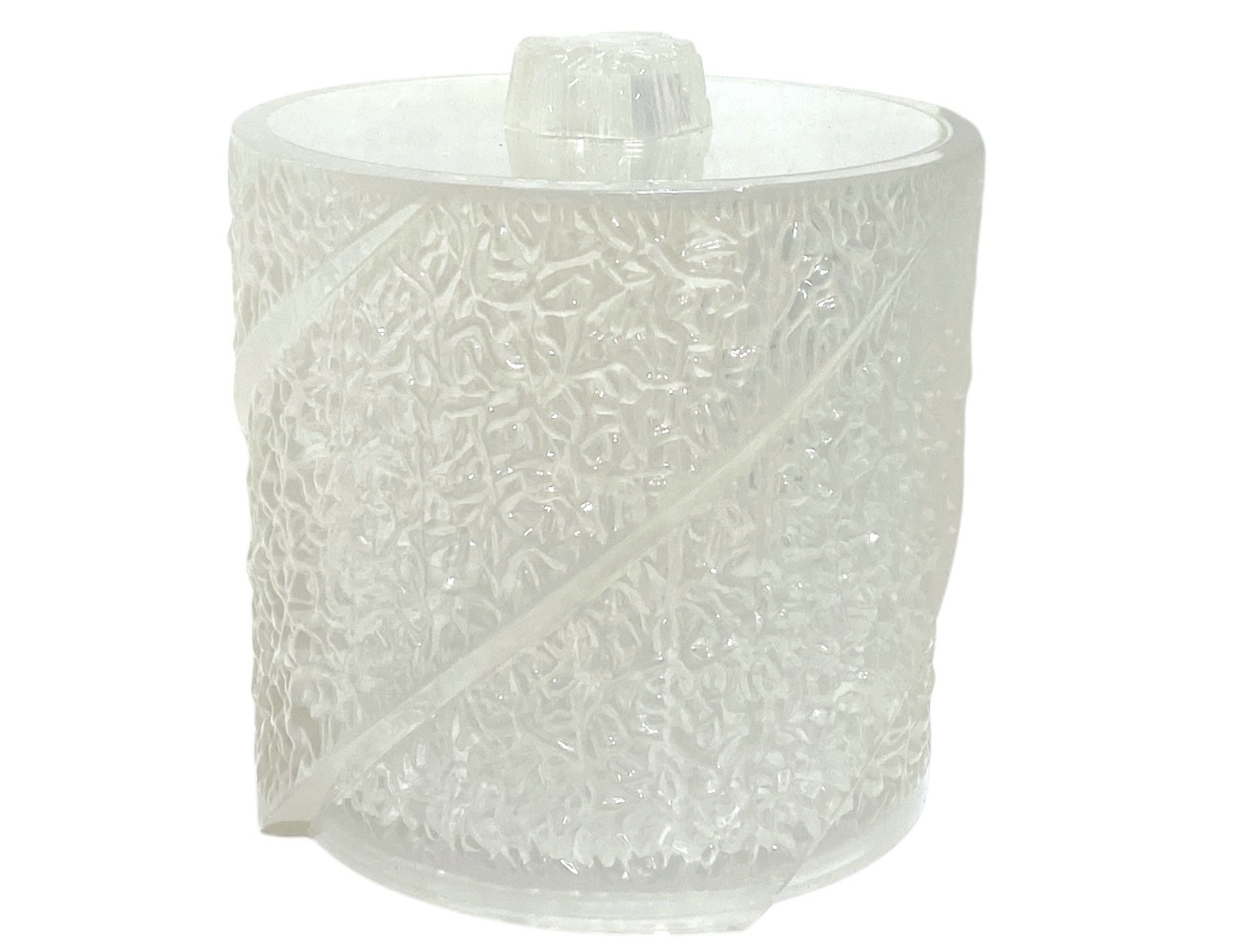 MCM Opaque Lucite Ice Bucket With Textured Ice Design #40776398 ...