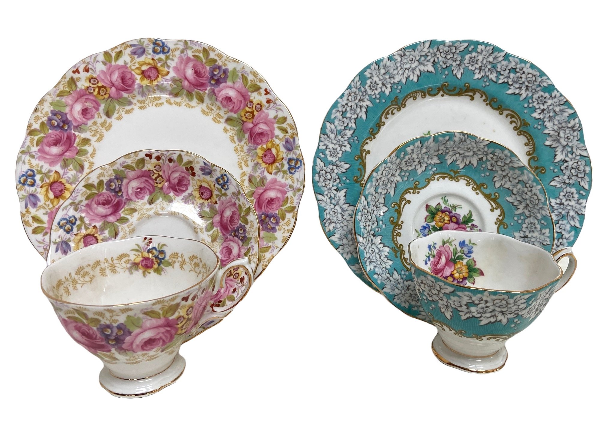 Sixteen Pieces Of Vintage Royal Albert Fine Bone China #2045607 ...