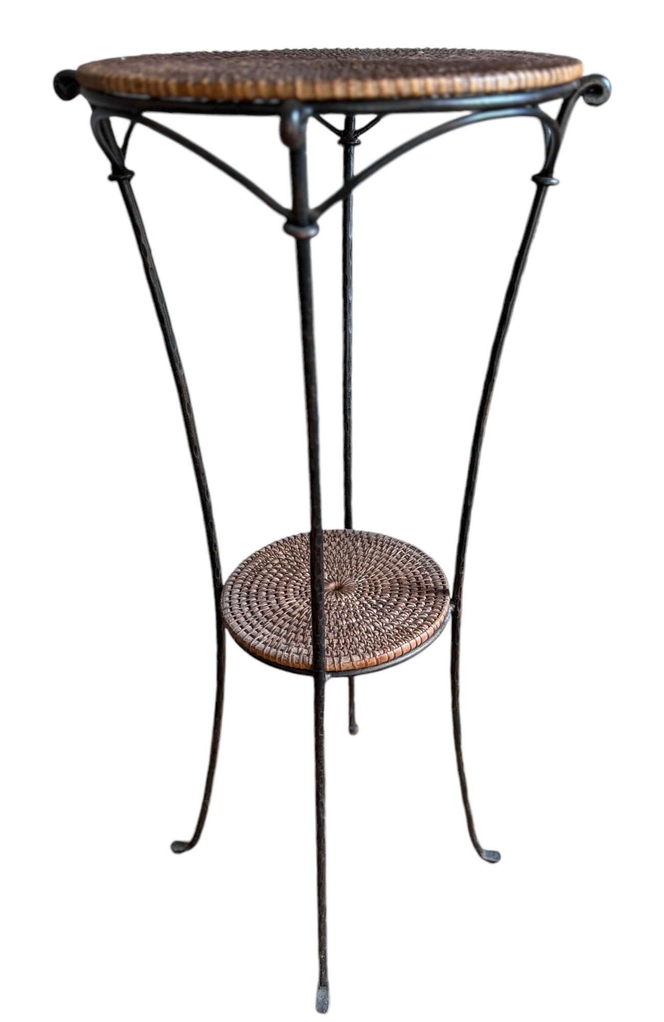 Vintage PIER 1 Two Tier Wrought Iron Plant Stand #1993884 ...