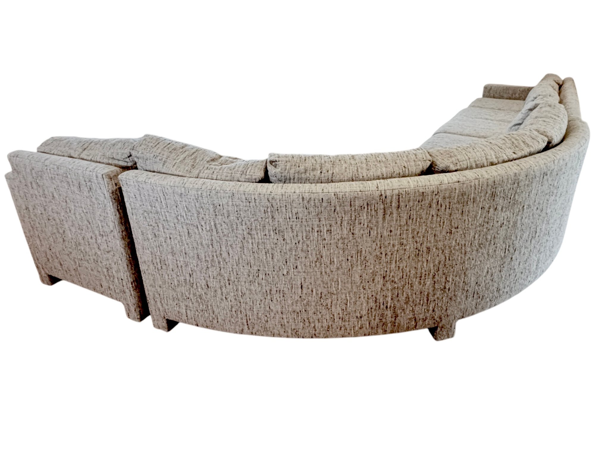 Custom Curved Back Sectional Couch #2076799 | Auctionninja.com