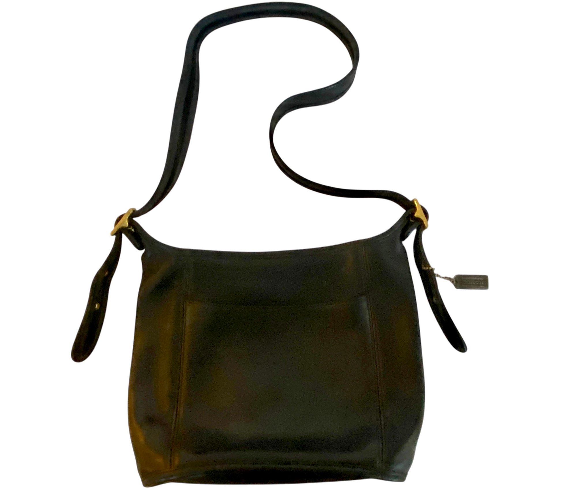 Vintage 1990s Coach Legacy Slim Duffle Bag - Black Leather #40810415 ...