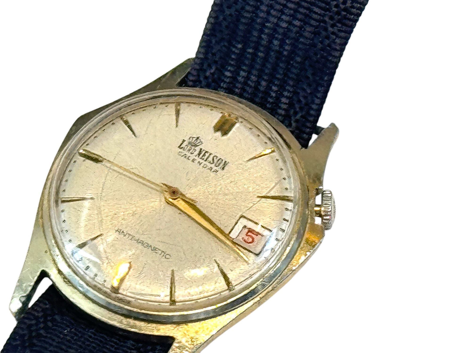 Vintage Lord Nelson Mens Automatic Calendar Watch #2041766 ...
