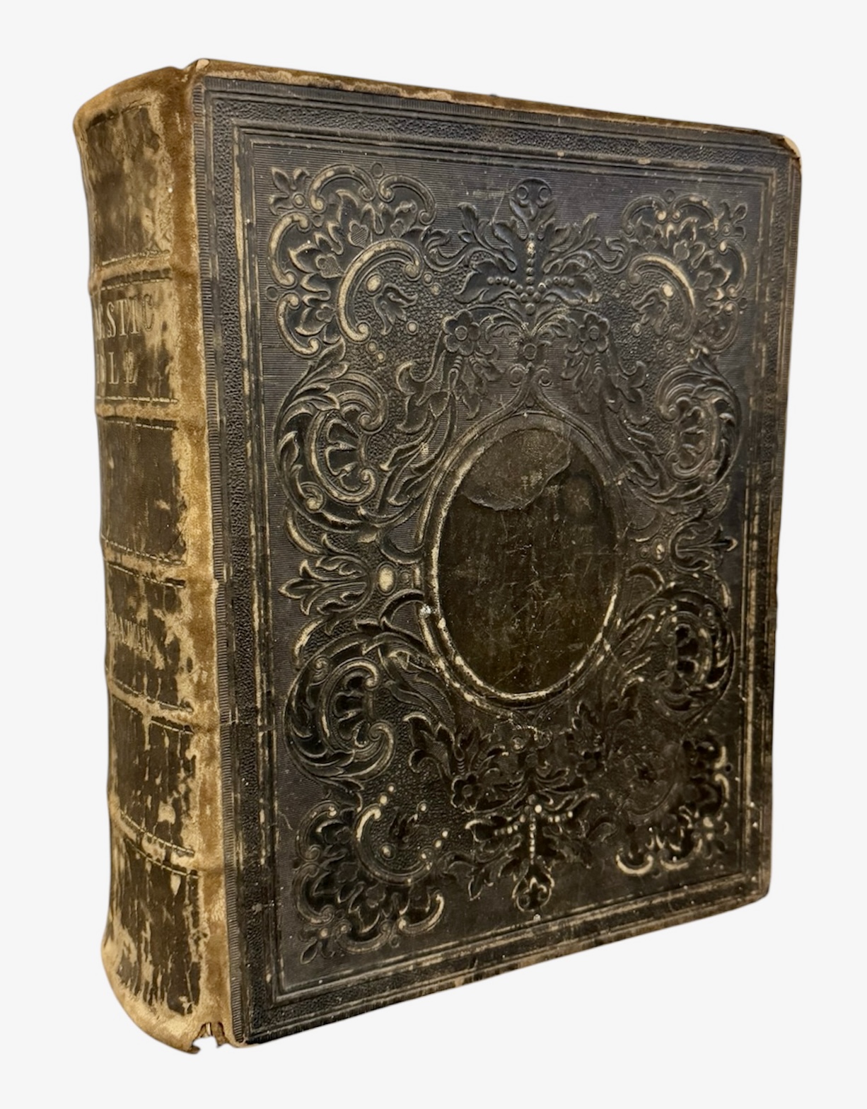 Antique Illustrated Domestic Bible By Ingram 1866 #2125093 ...