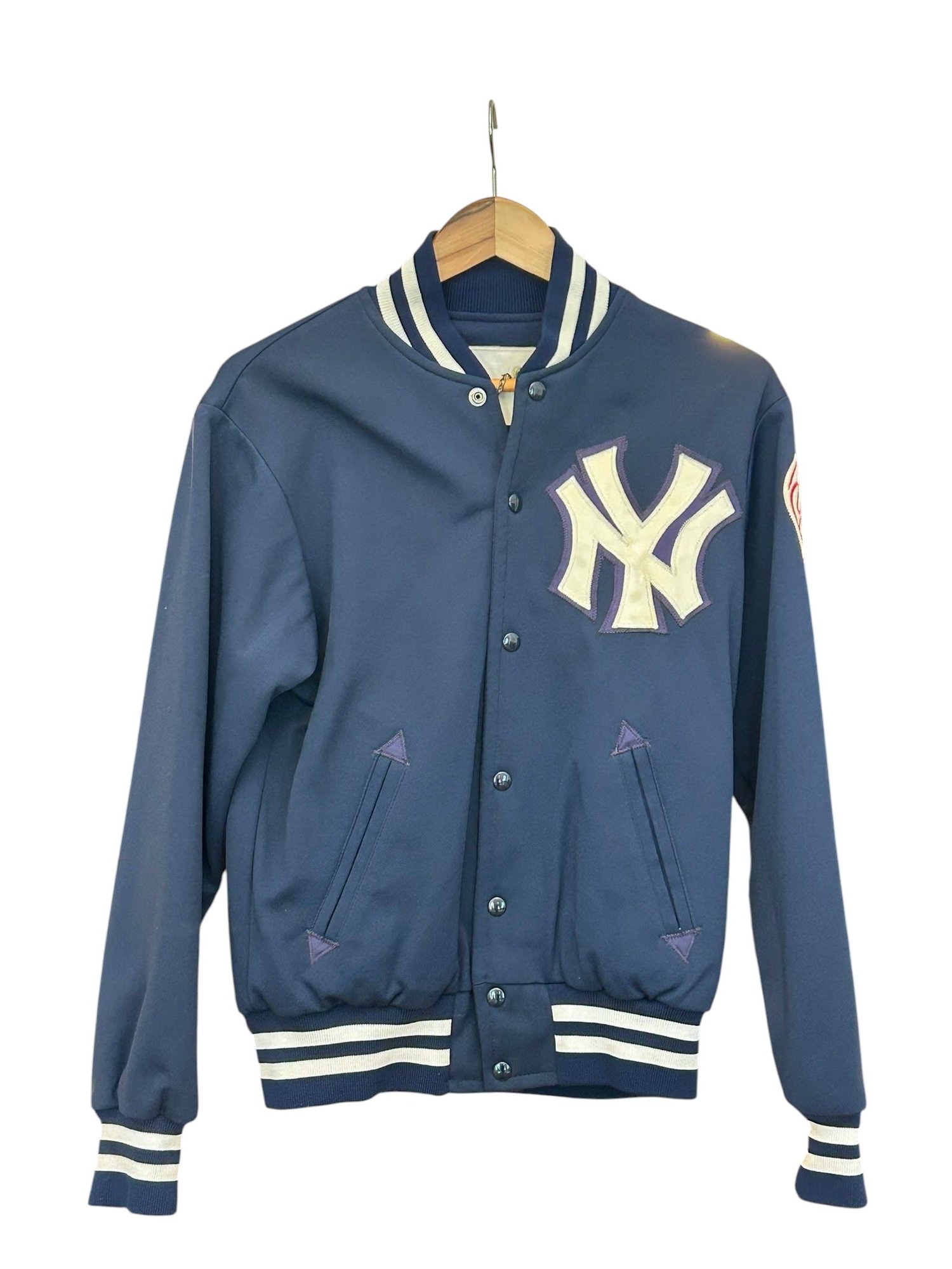 Vintage MLB New York Yankees Letterman Jacket (Men's Size Small ...