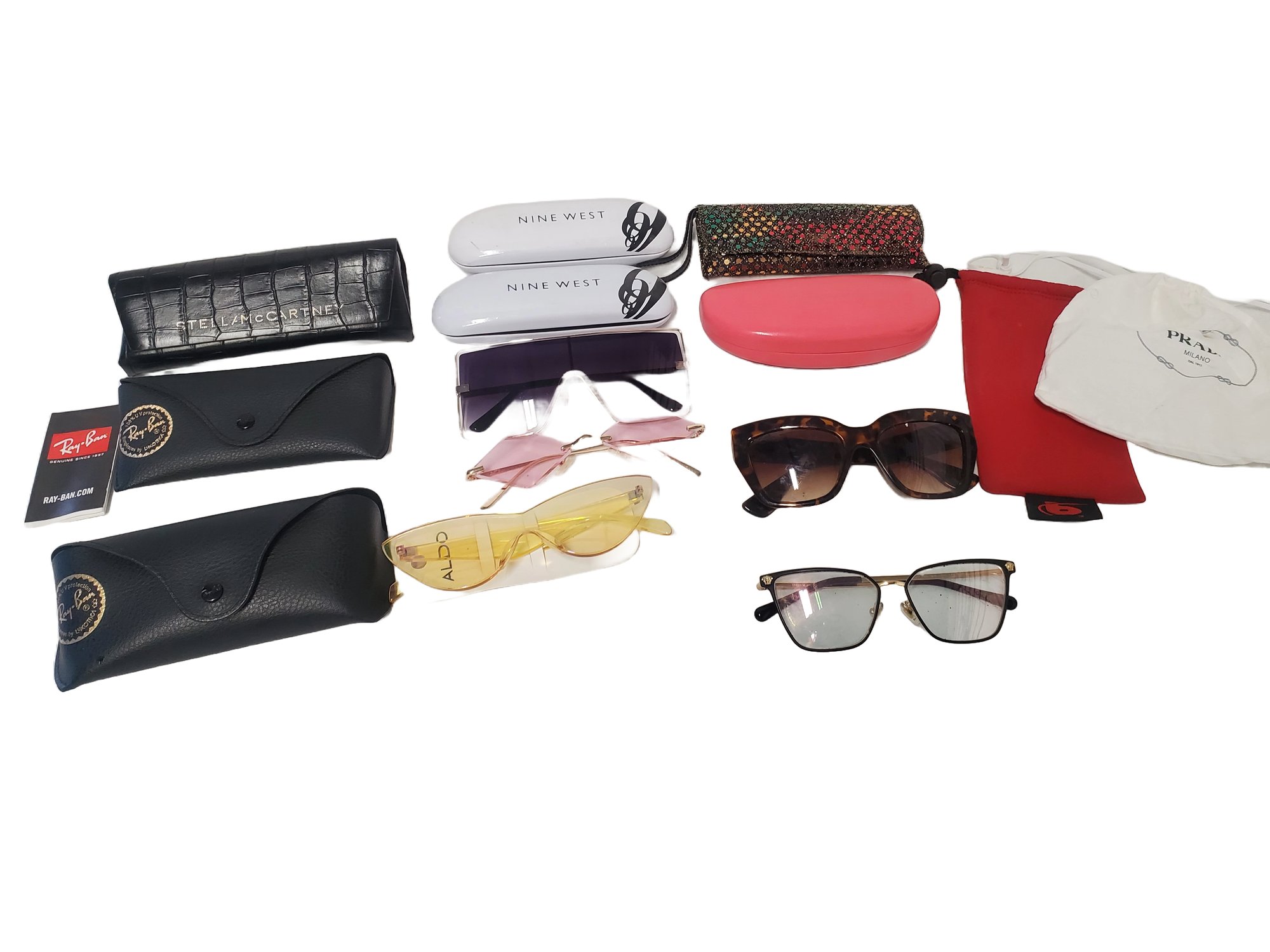 Assorted Eyeglass Cases & Glasses - Including Sunglasses & Readers ...