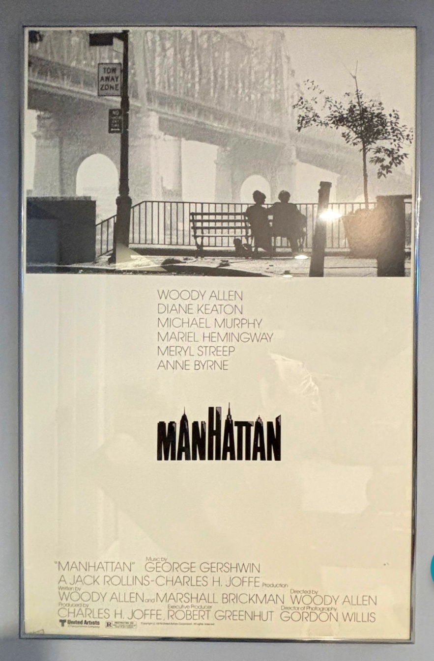 Movie Poster Of " Manhattan " - Copyright 1979 - Directed By Woody ...