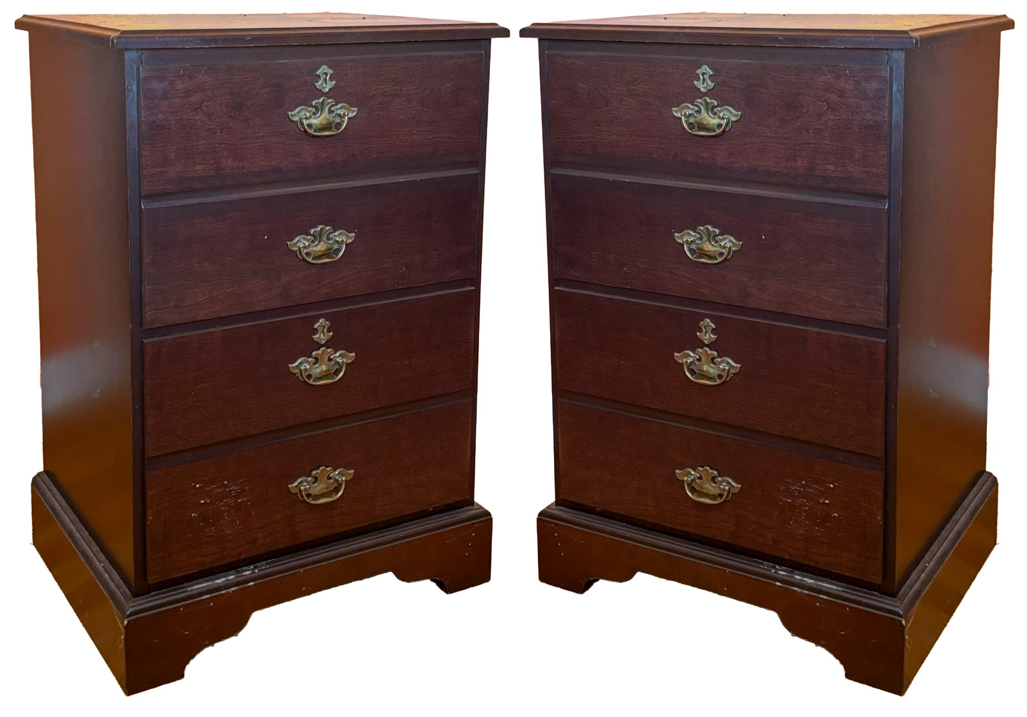 A Pair Of Cherry Wood File Drawers In Traditional Style #40823015 ...