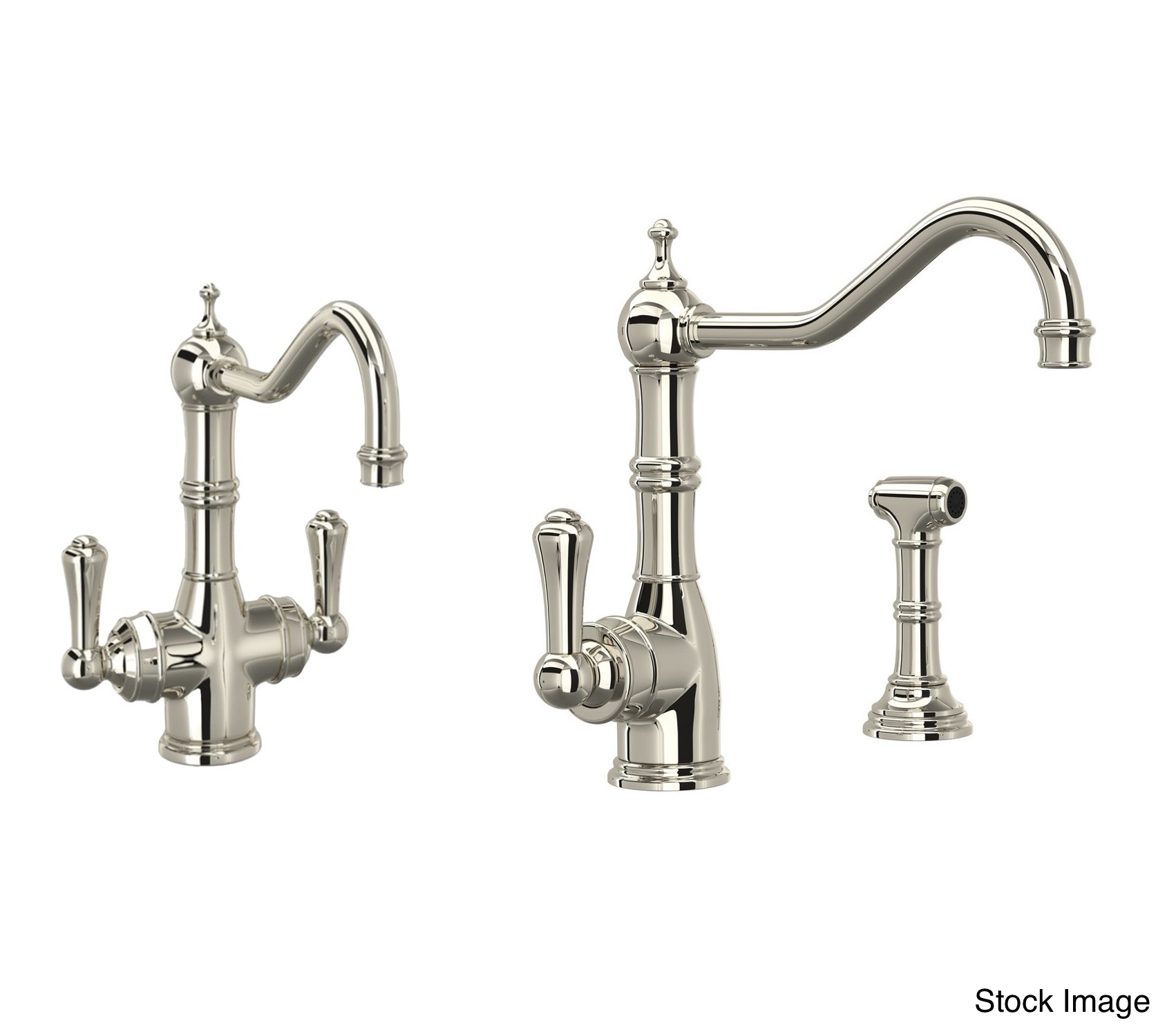 A Perrin & Rowe Kitchen Faucets Set - Side Spray - Filtered Water Tap ...