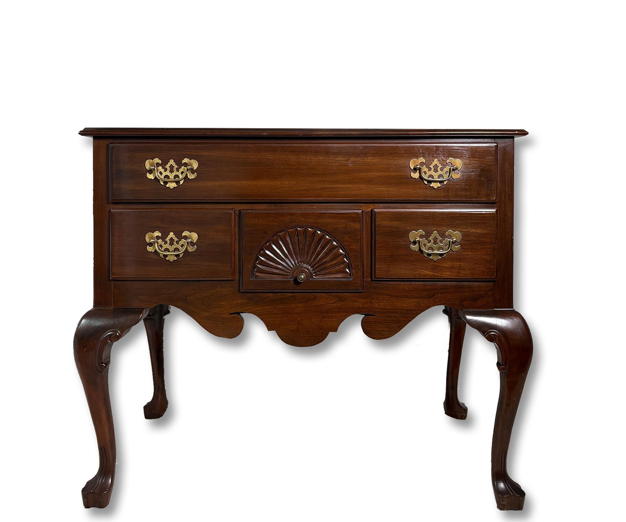 Ethan Allen Georgian Court Solid Cherry Lowbow #40850866 | Auctionninja.com