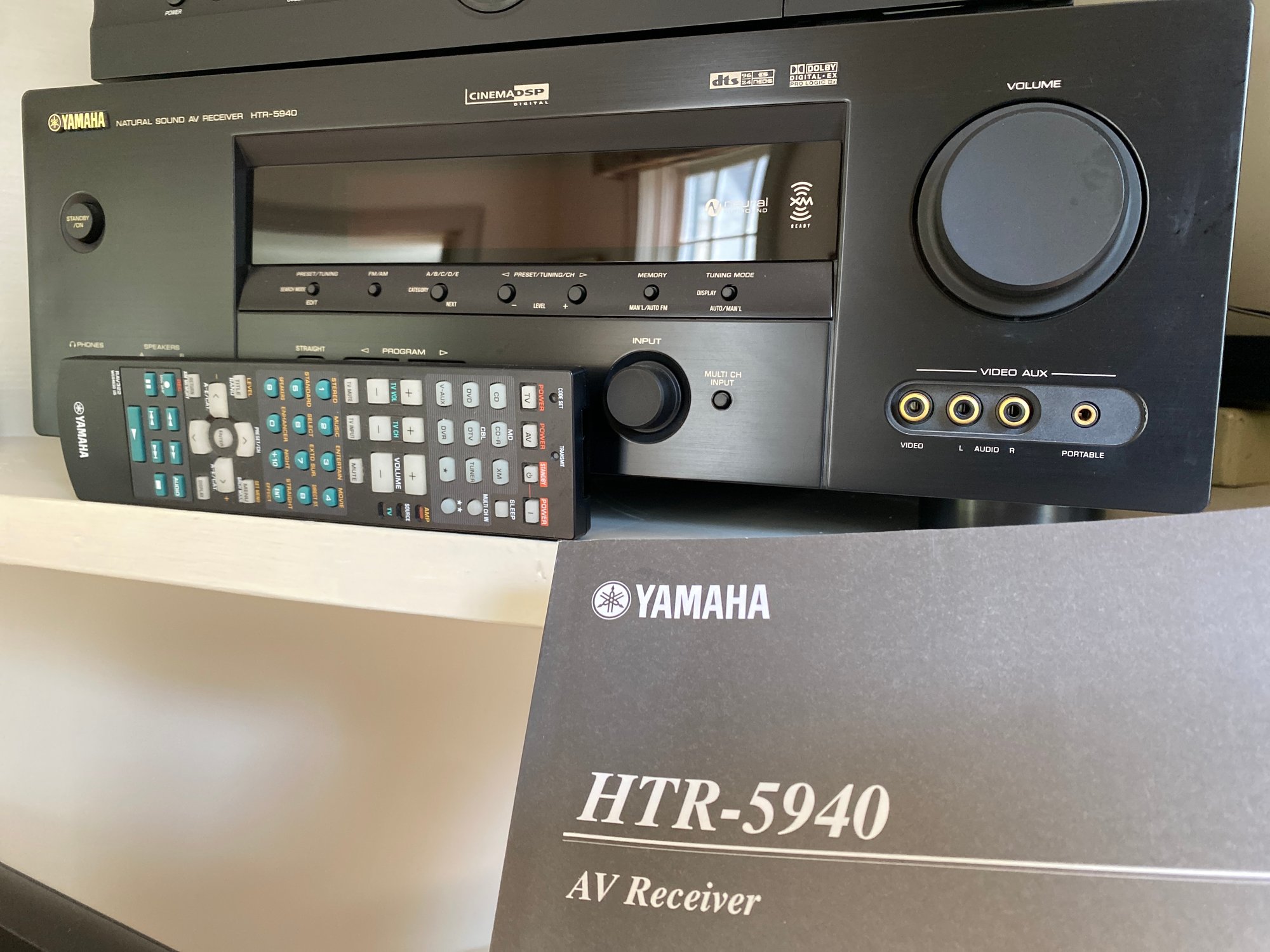Yamaha HTR-5940 Natural Sound AV Receiver Audiophile Stereo With Remote ...