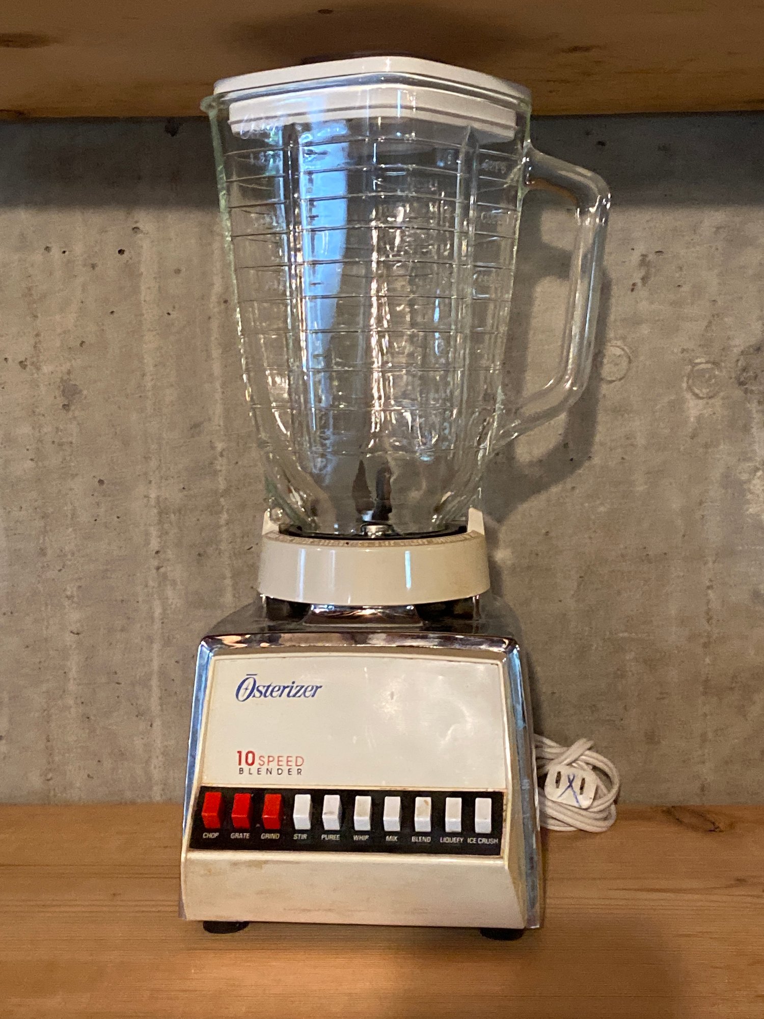 Vintage Osterizer 10 Speed Blender 5 Cup Glass Canister #1961465 ...