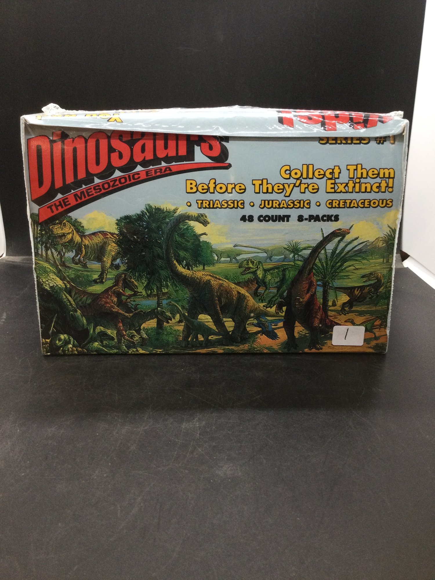 Vintage Sealed Package Dinosaurs The Mesozoic Era Trading Cards 1 Of 2 #1980604 | Auctionninja.com