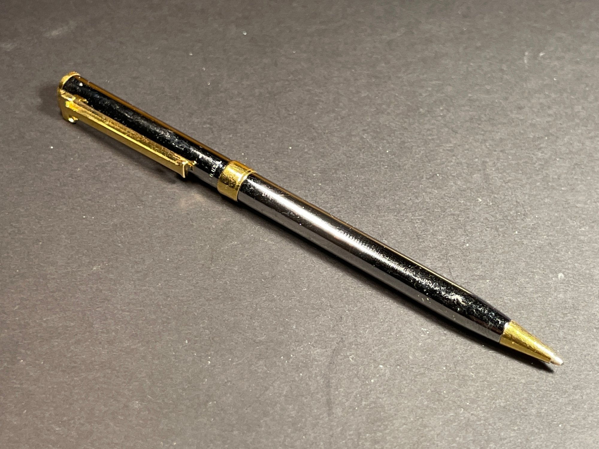 Tiffany & Co. Stainless Steel And Gold Accent Ballpoint Pen #1991608 ...