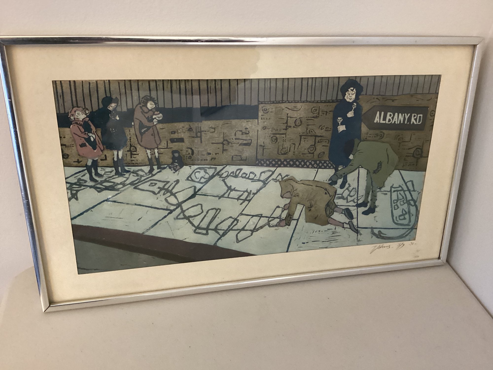 Great Vintage Watercolor, Signed, Lower, Right J Johns,( JasperJohns ...