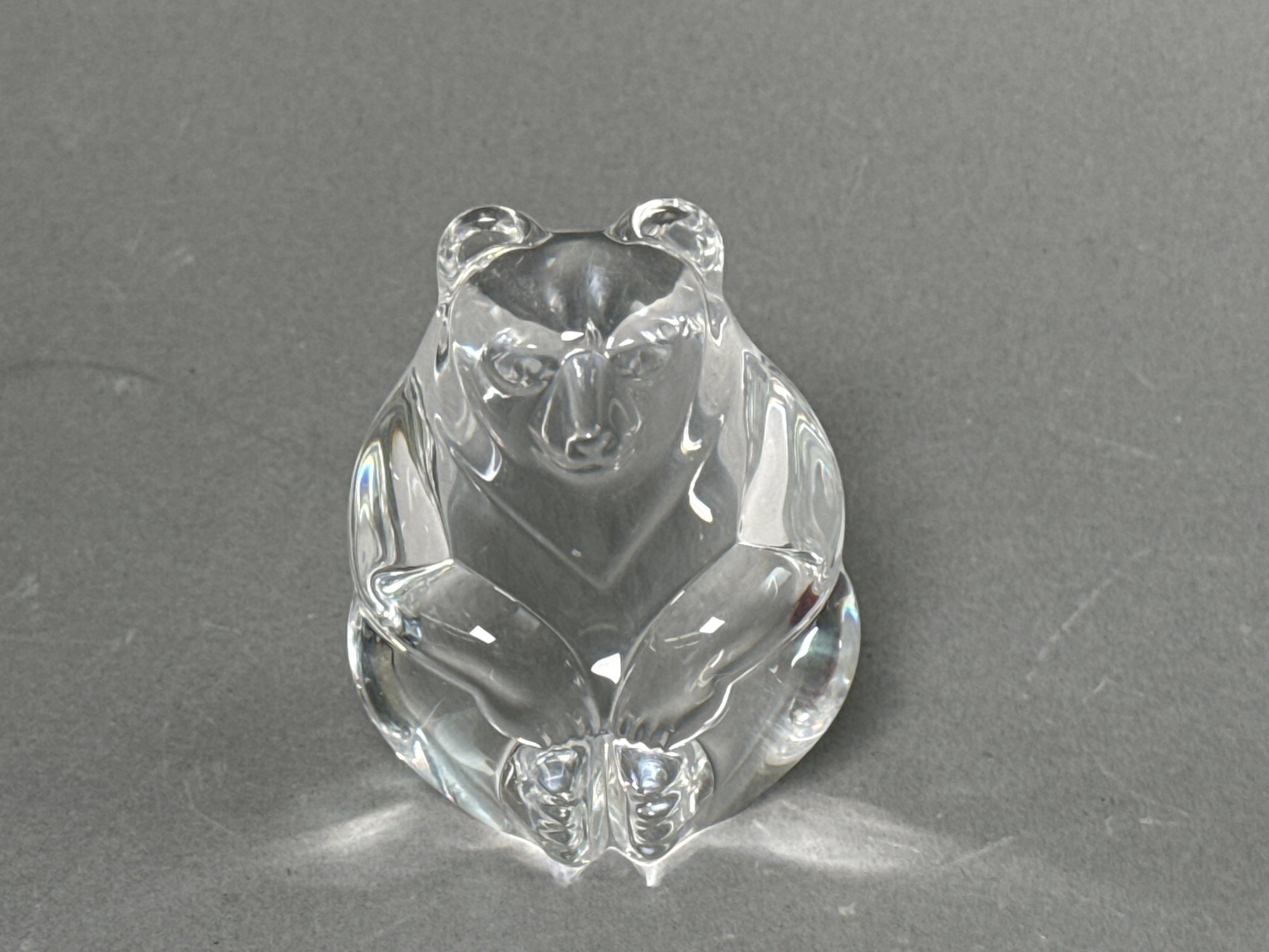 Signed Steuben Glass Bear Figure #40834623 | Auctionninja.com