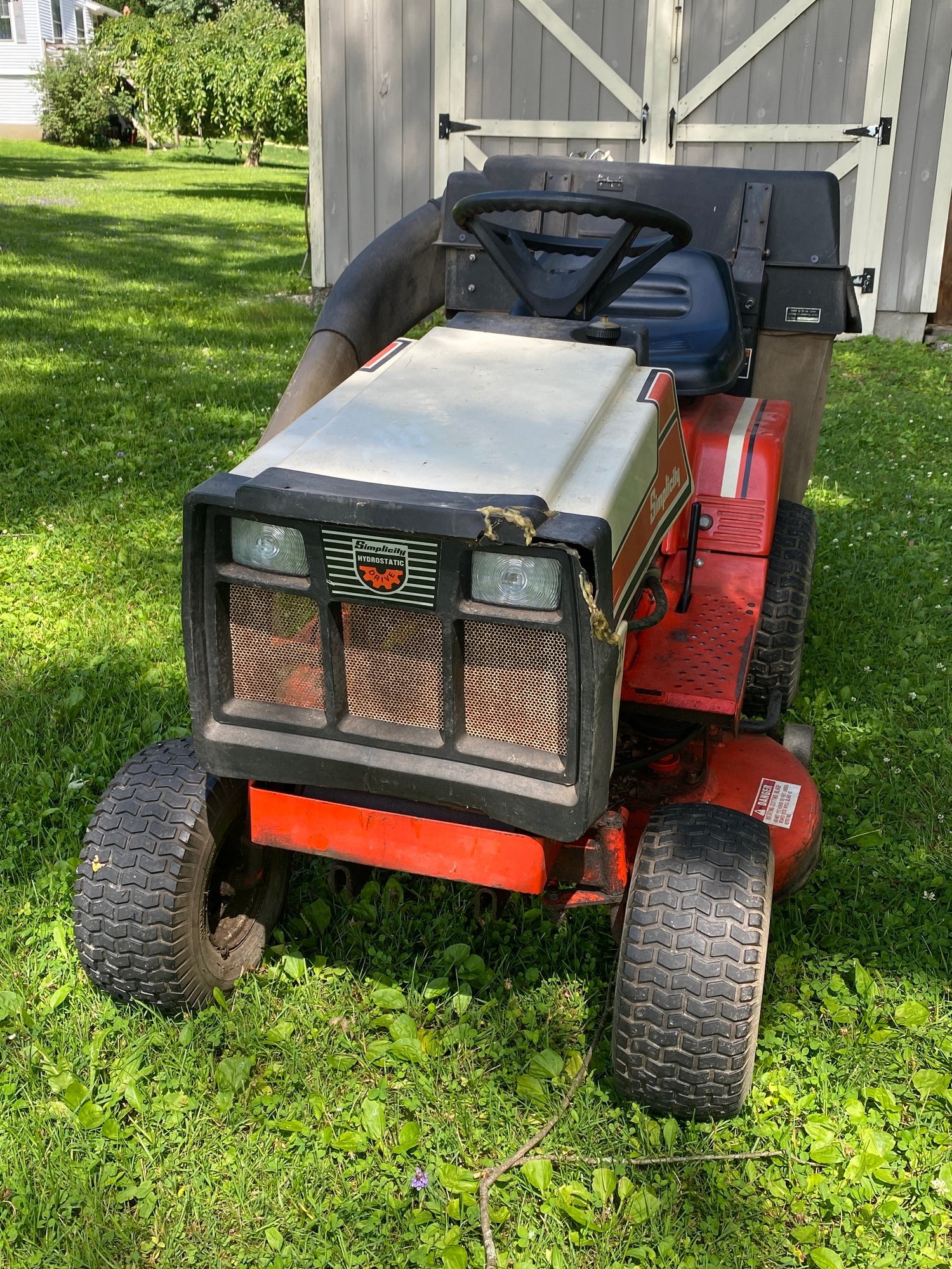 Simplicity 4211 Hydrostatic Riding Mower Electric Start Starts Right Up ...