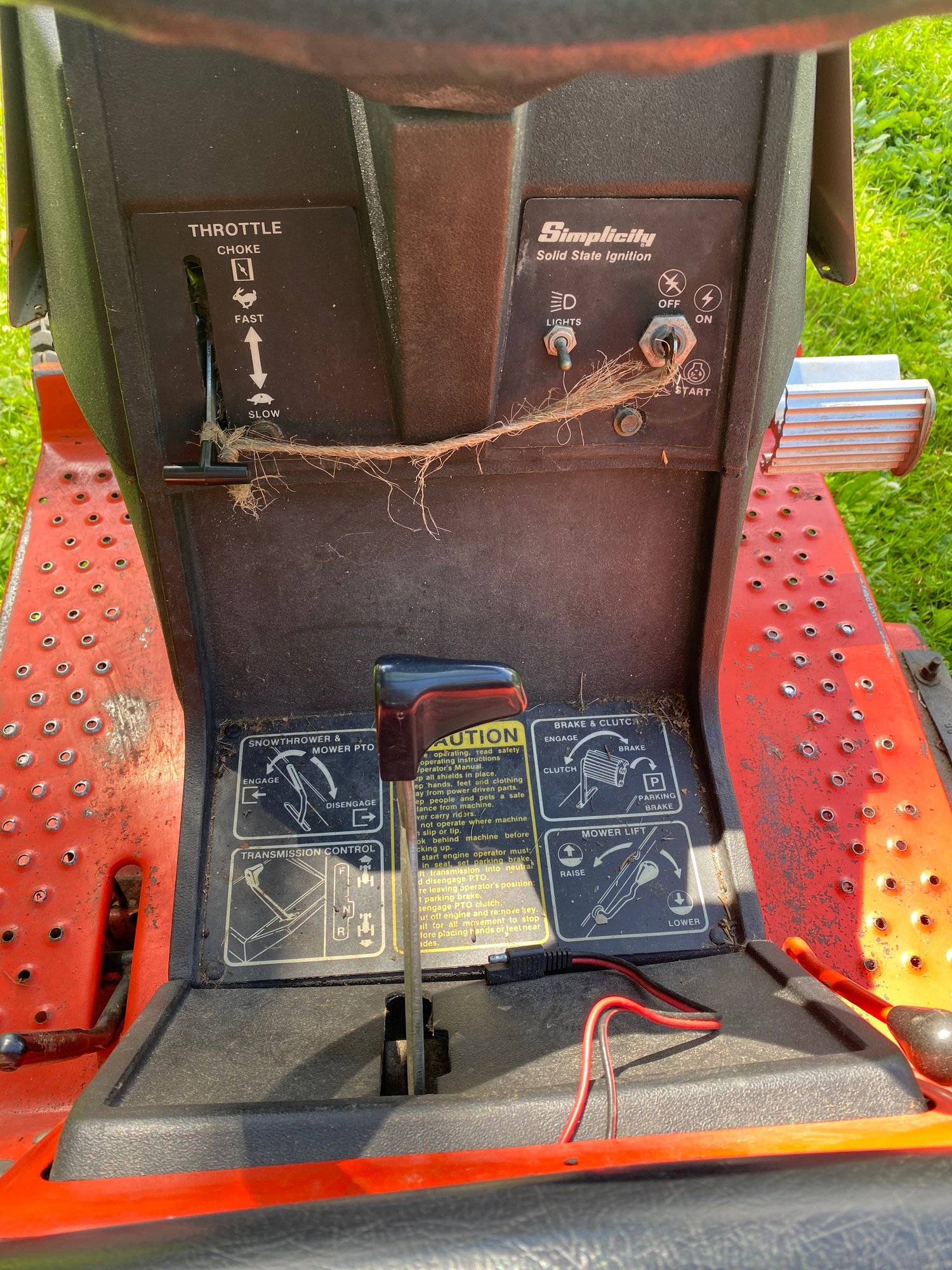 Simplicity 4211 Hydrostatic Riding Mower Electric Start Starts Right Up ...