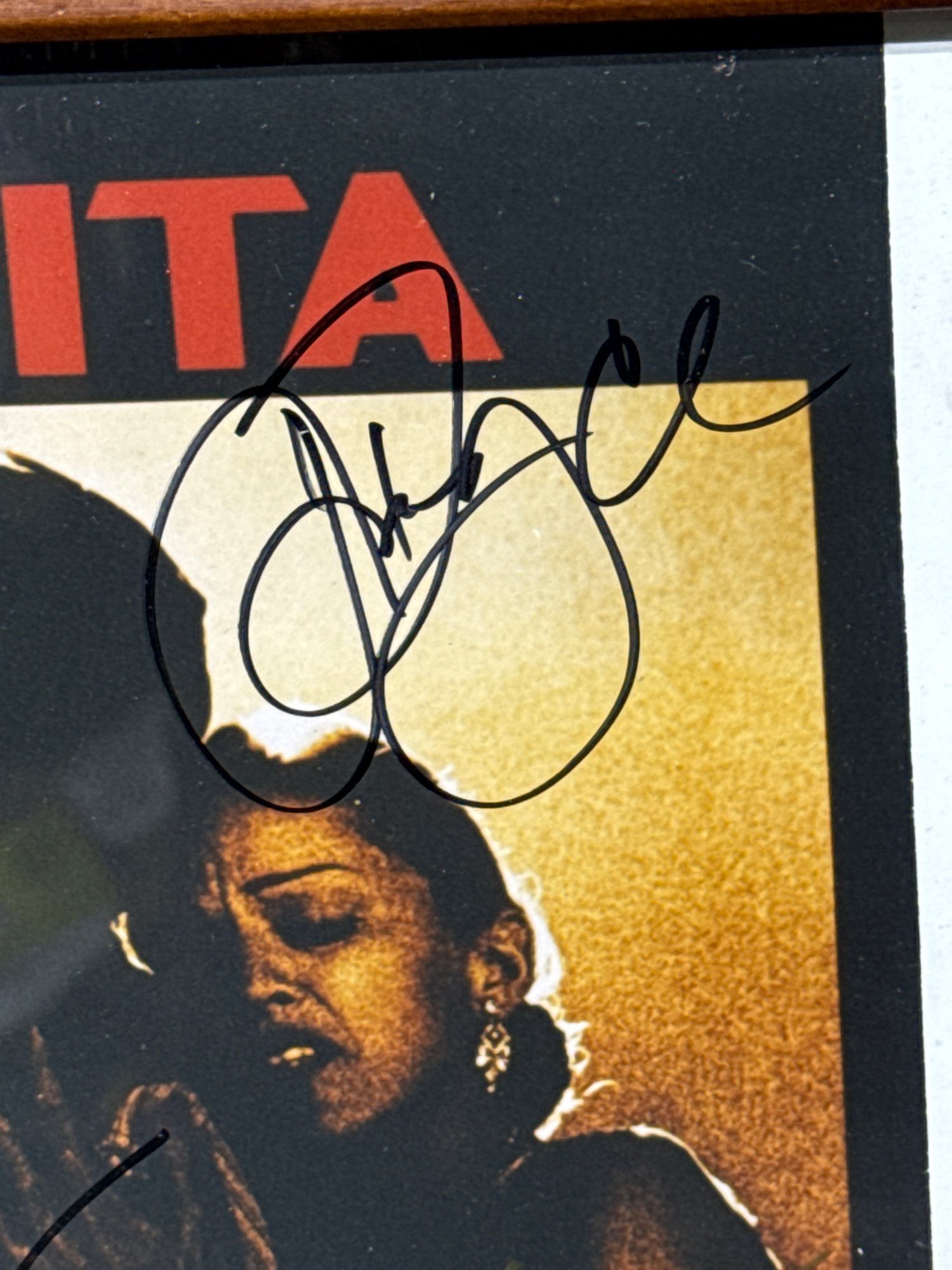 Antonio Banderas Madonna & Jonathan Pryce Autographed Promotional Photo ...