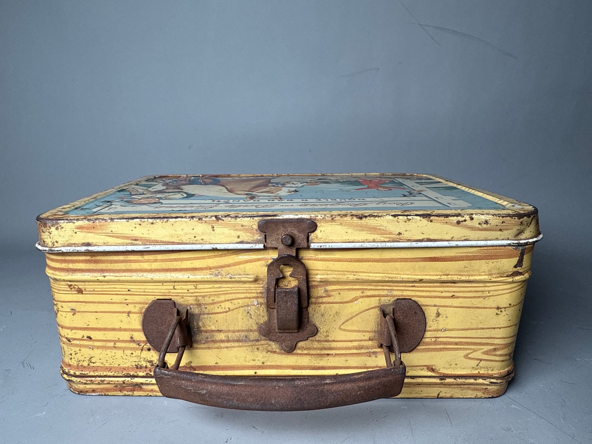 Vintage Roy Rogers And Dale Evans Double R Bar Ranch Metal Lunchbox ...