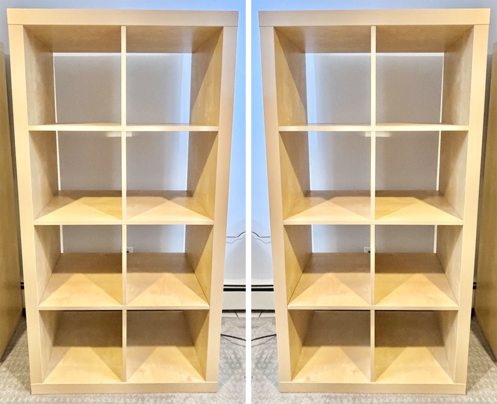 Pair Of Ikea Storage Cubbies #1955082 | Auctionninja.com