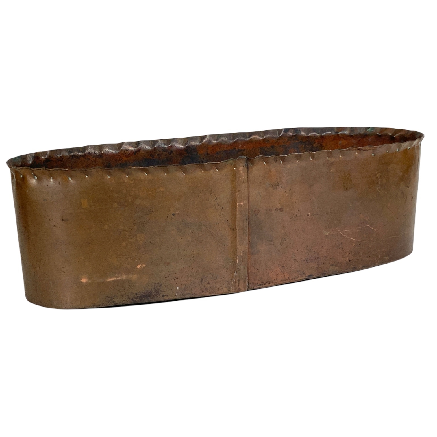 Vintage Colucci Handmade Greenfield Mass Copper Scalloped Edge #948861 ...