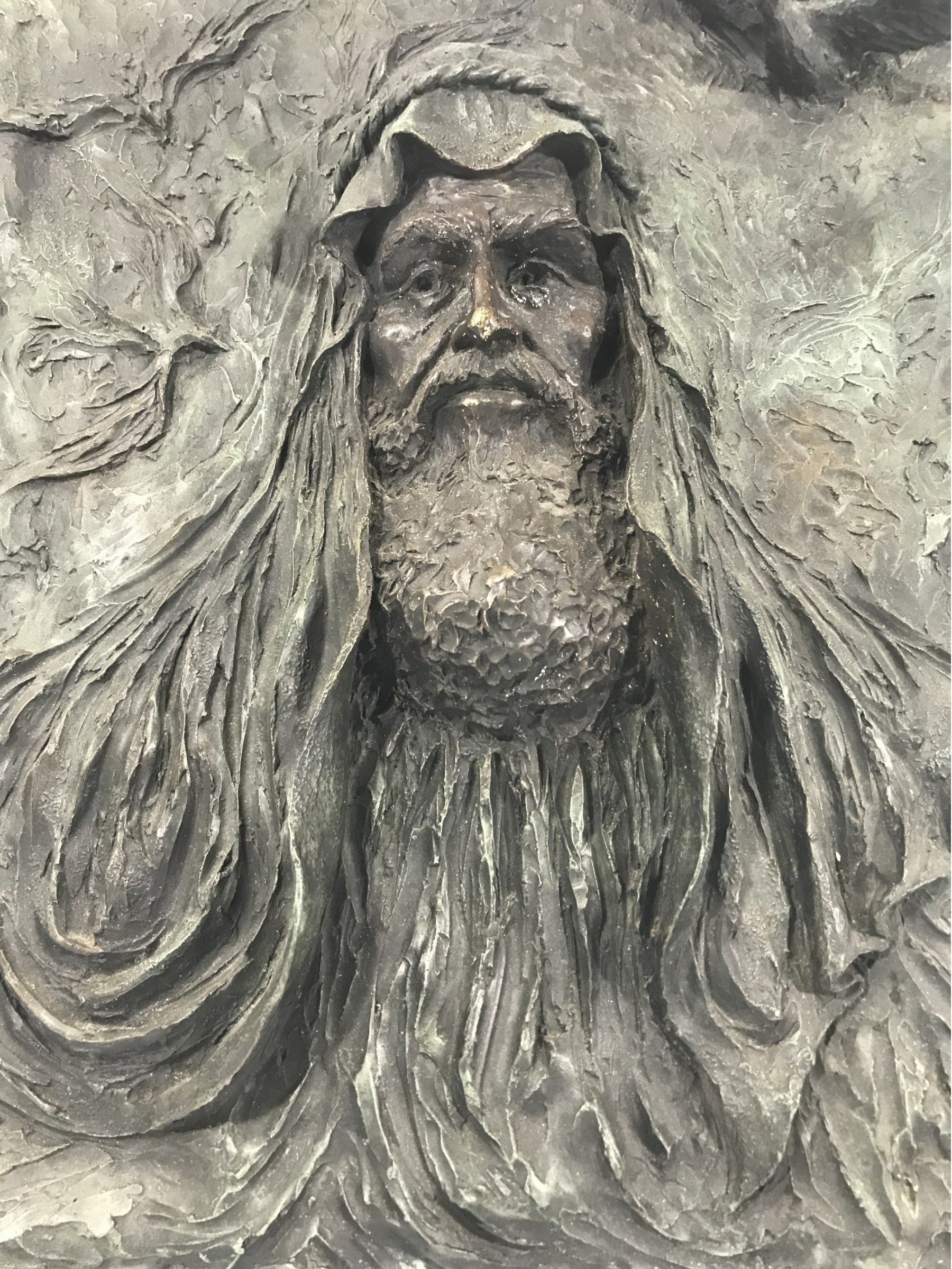 Ann Froman, Sculptor Bronze Wall Art Depiction Of Moses #1081047 ...