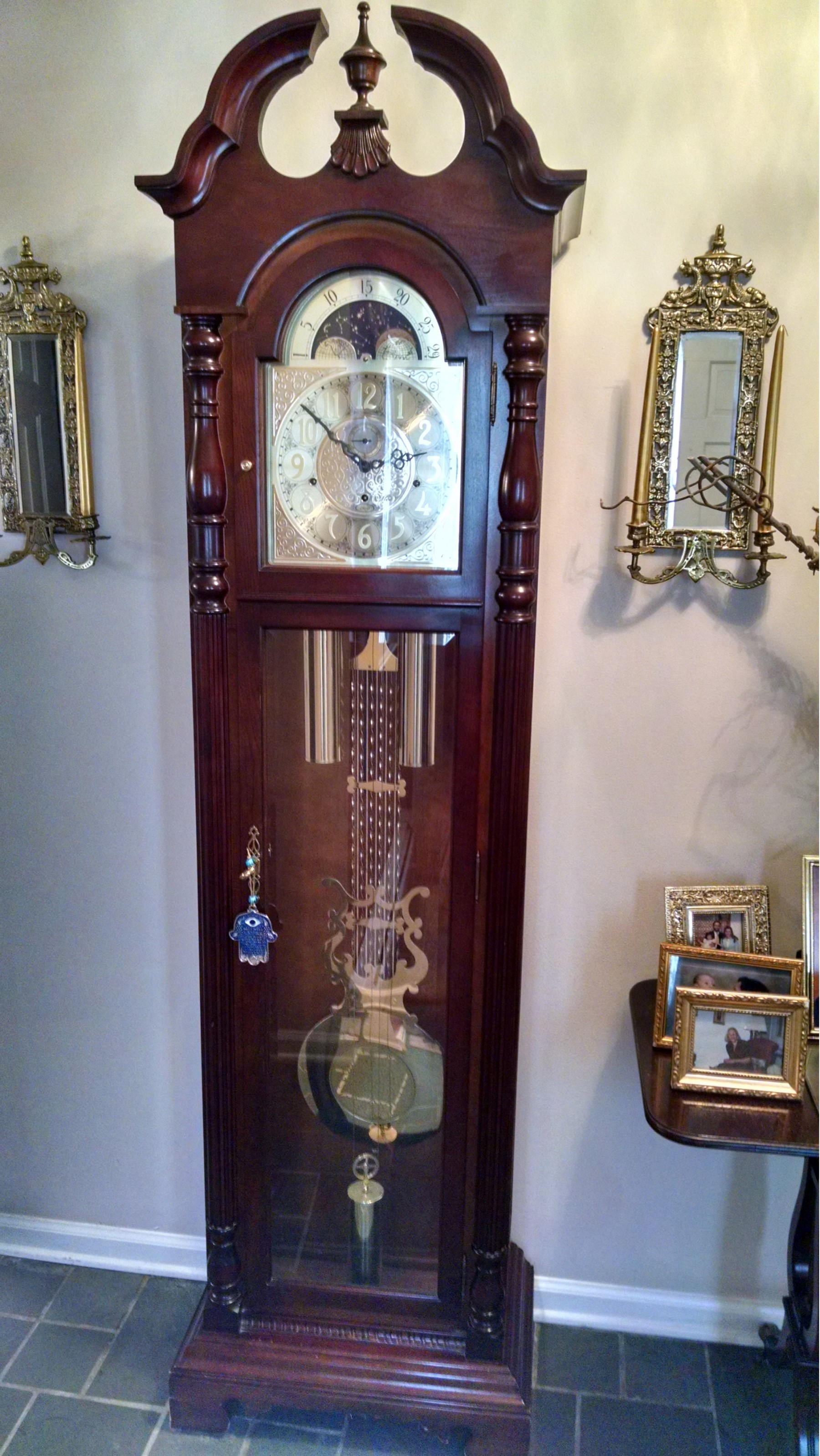 Stunning Grandfather Clock - Sligh Model 0864-2-AN #1124220 ...