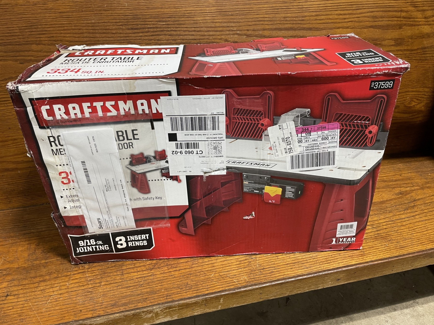 NEW Craftsman Router Table ~ Model #37599 ~ #40638530 | Auctionninja.com