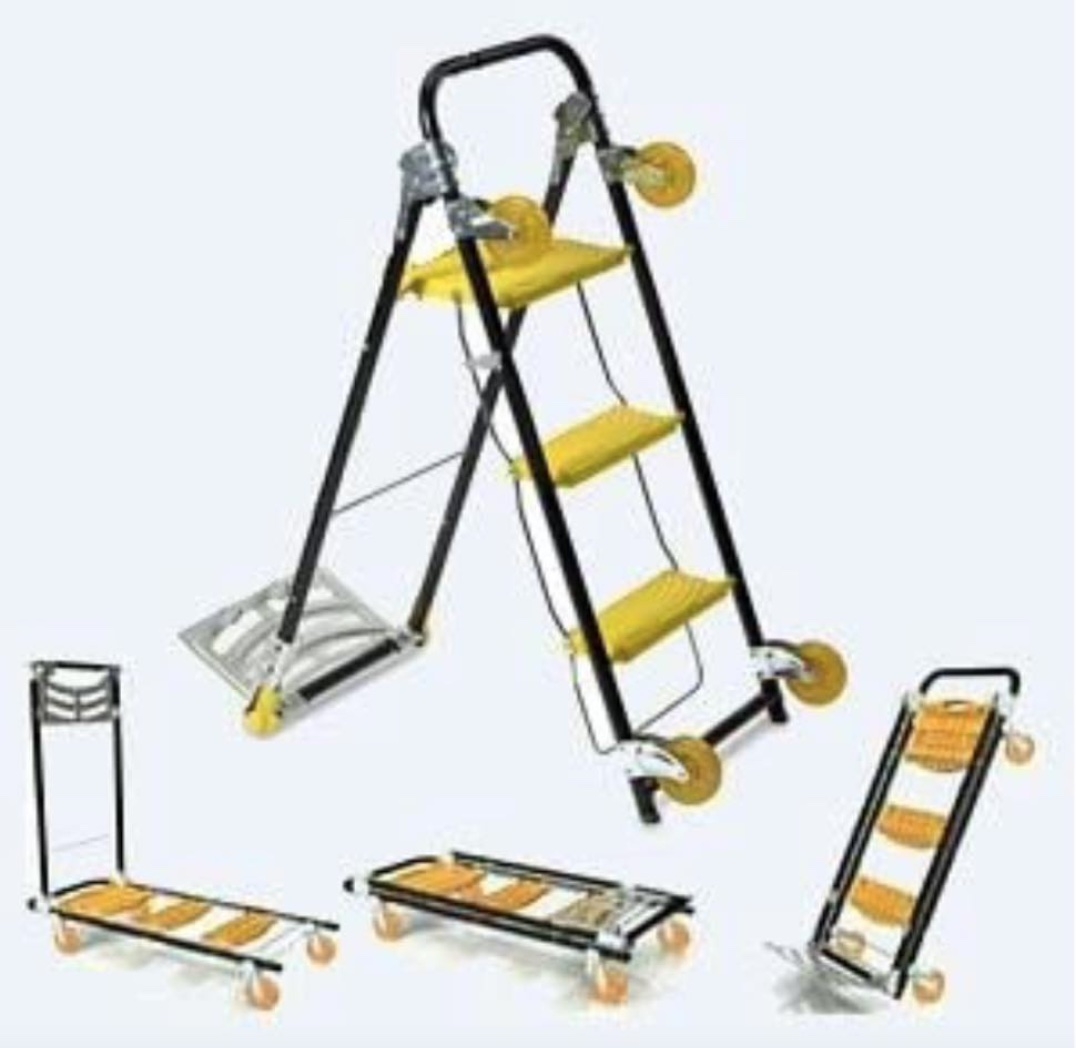 Total Trolley 4-in-1 Utility Cart - Hand Truck, 4 Wheeled Dolly ...