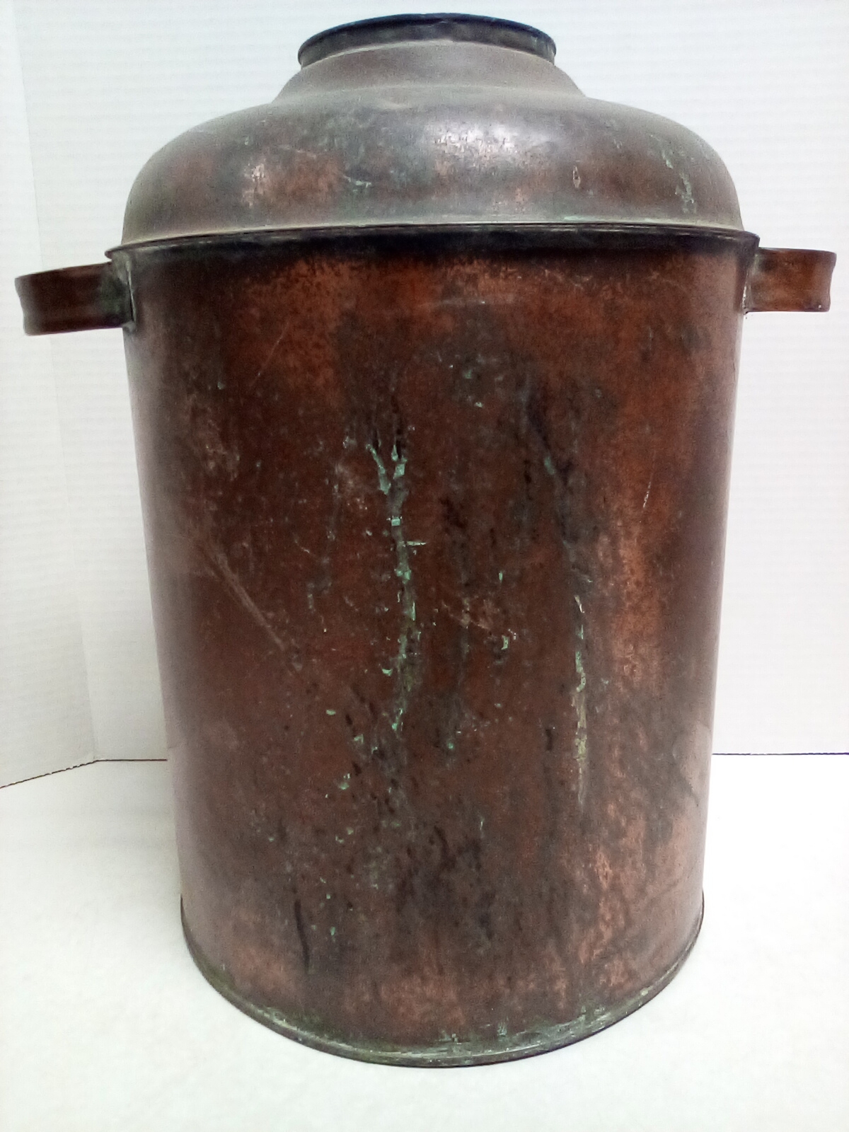 Large Copper Boiler Use For Flower Vase, Umbrella Stand Or Other ...