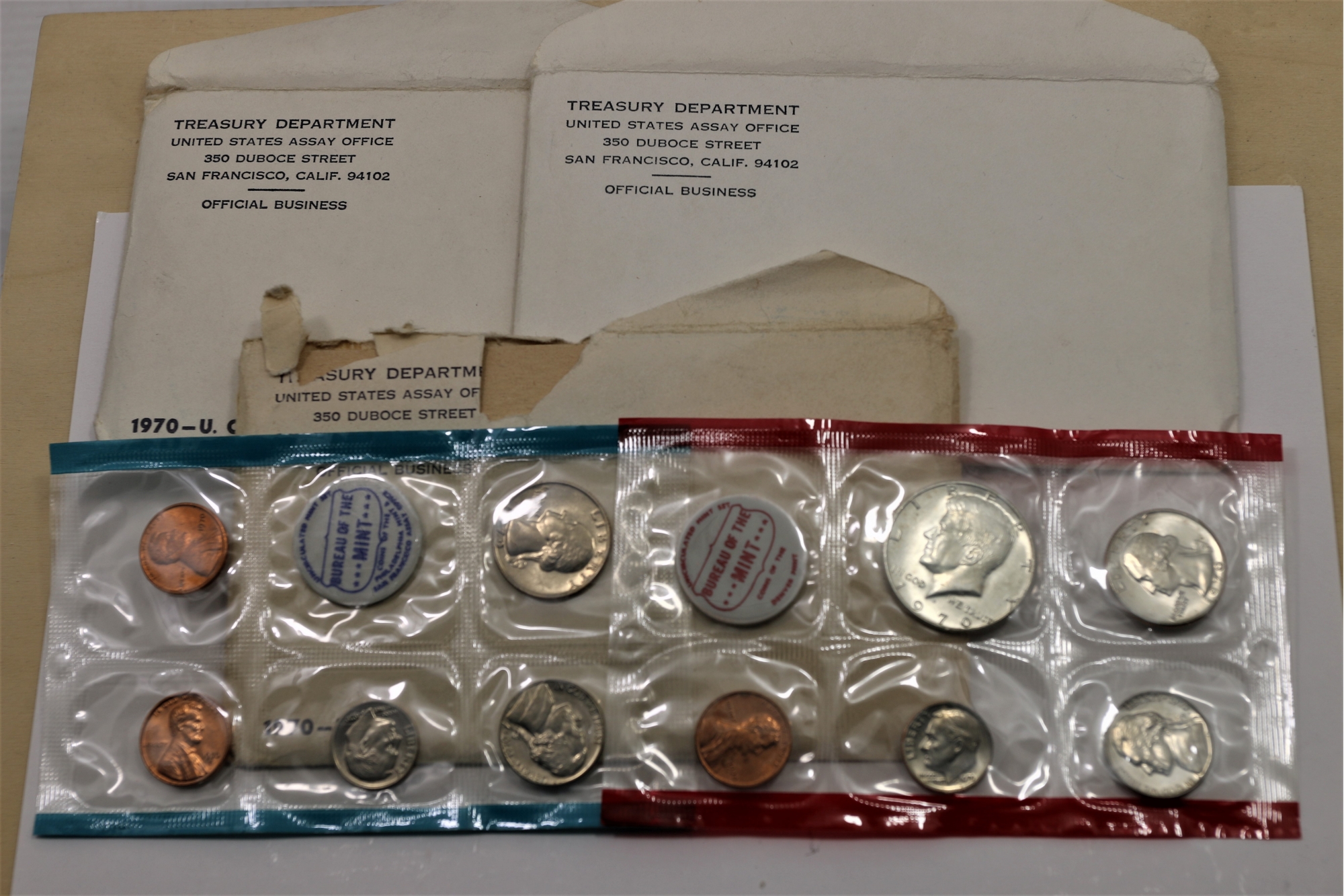 1970 Mint Coin Set X3 Silver Half #1361584 | Auctionninja.com
