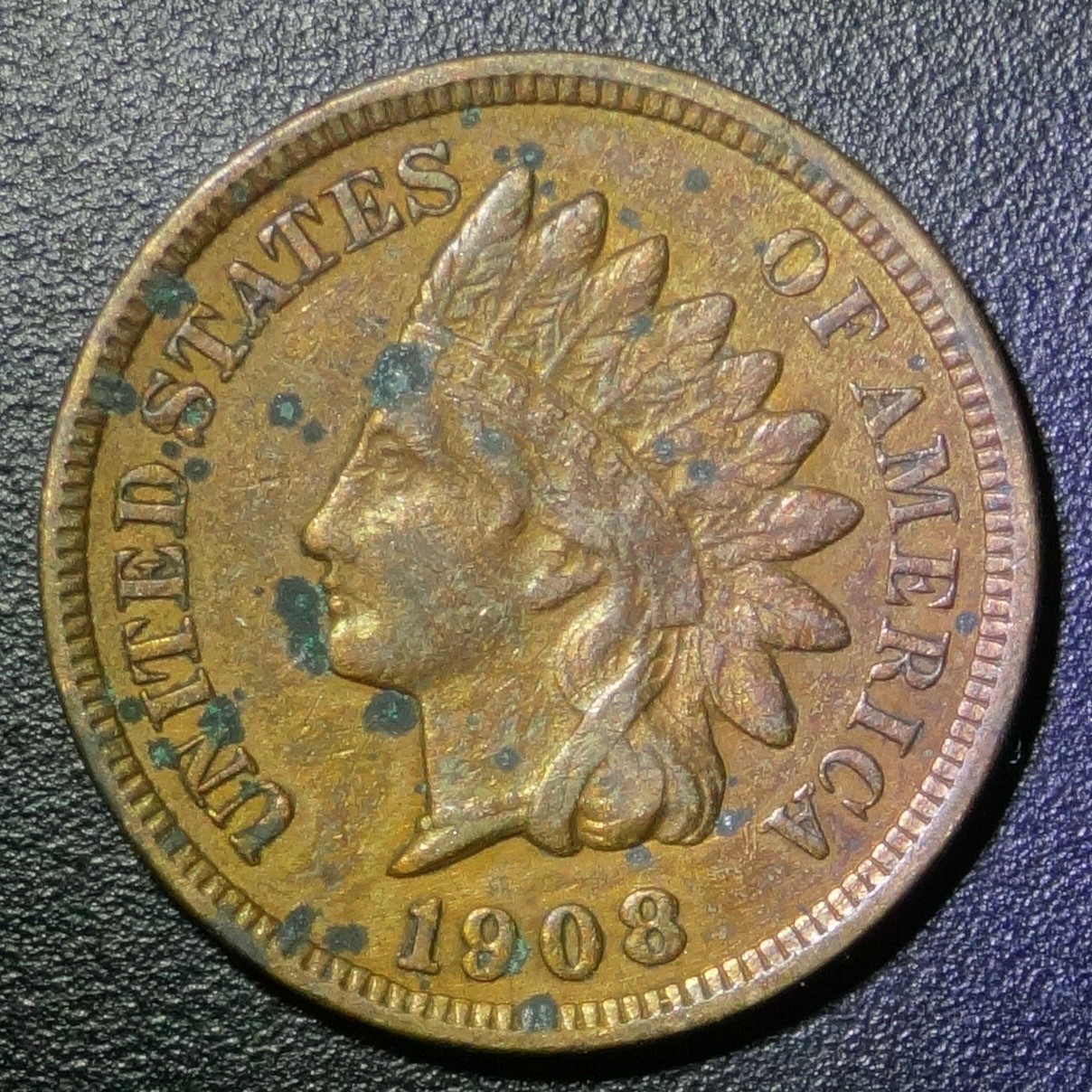 1908 Indian Head Cent #3850 | Auctionninja.com
