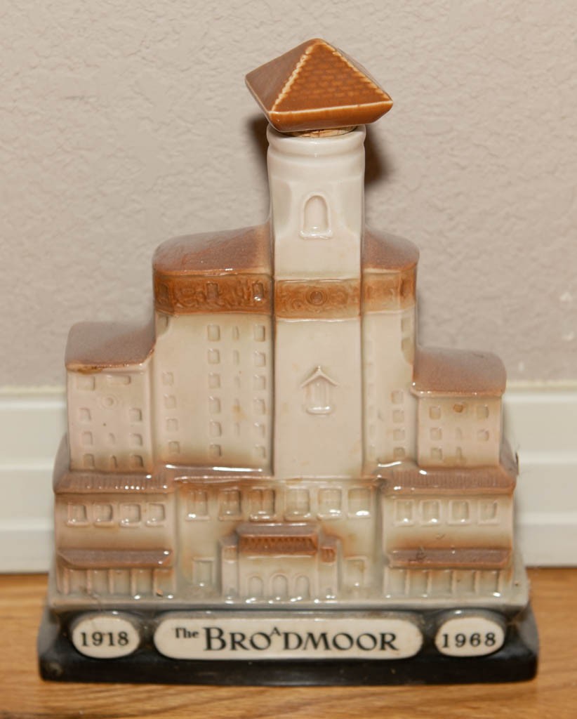 Vintage The Broadmoor Jim Beam Collectible Decanter Colorado Springs ...
