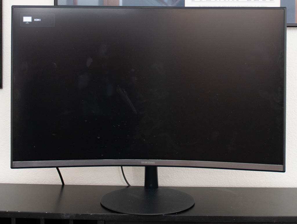 Samsung LED Curved Monitor 27" Model C27T550FDN With Original Box ...