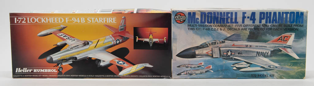 Airfix McDonnell F-4 Phantom And Heller Humbrol Lockheed Starfire Model ...