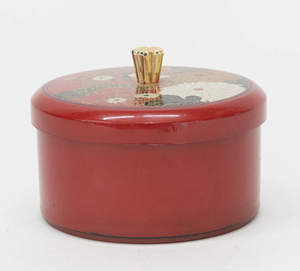 Vintage Japanese Plastic Lacquer Powder Box Yamanaka #38901 ...